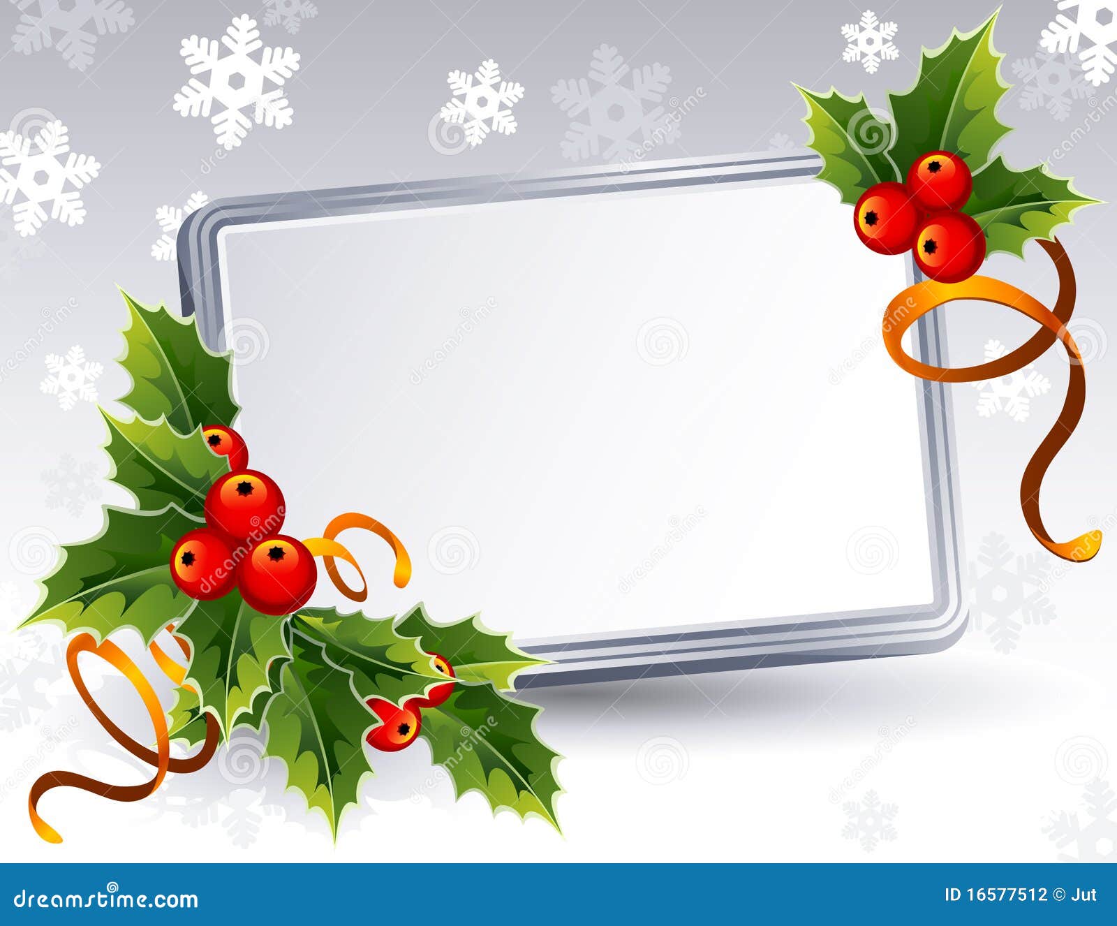 Frame do Natal ilustração do vetor. Ilustração de bandeira - 16577512