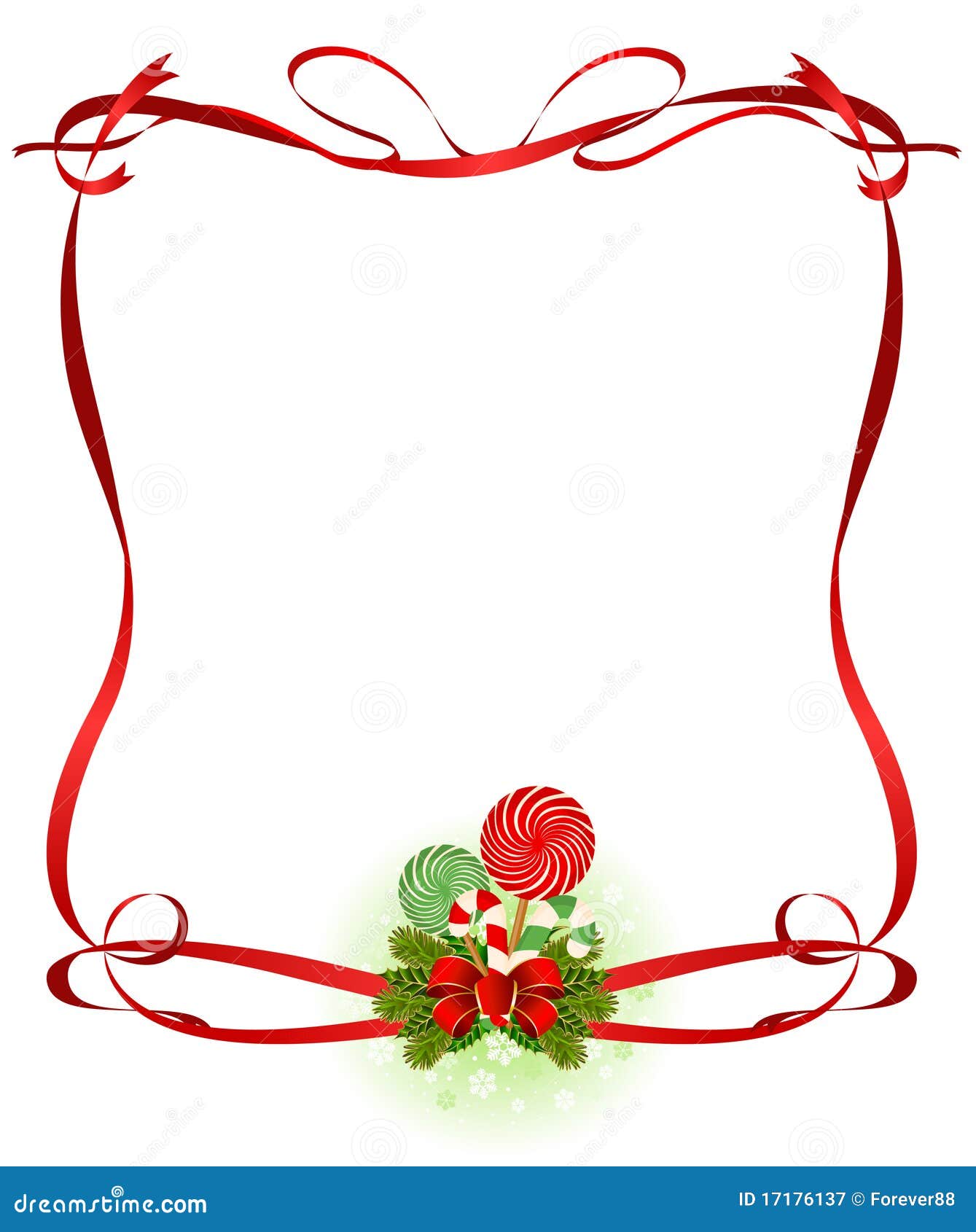 Frame do Natal ilustração do vetor. Ilustração de projeto - 17176137