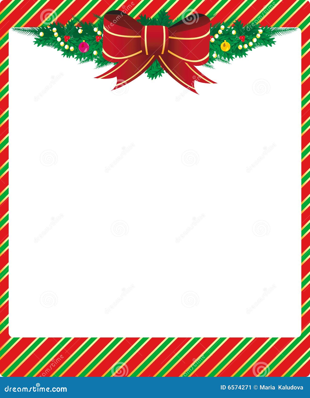 Frame do Natal ilustração do vetor. Ilustração de folhas - 6574271