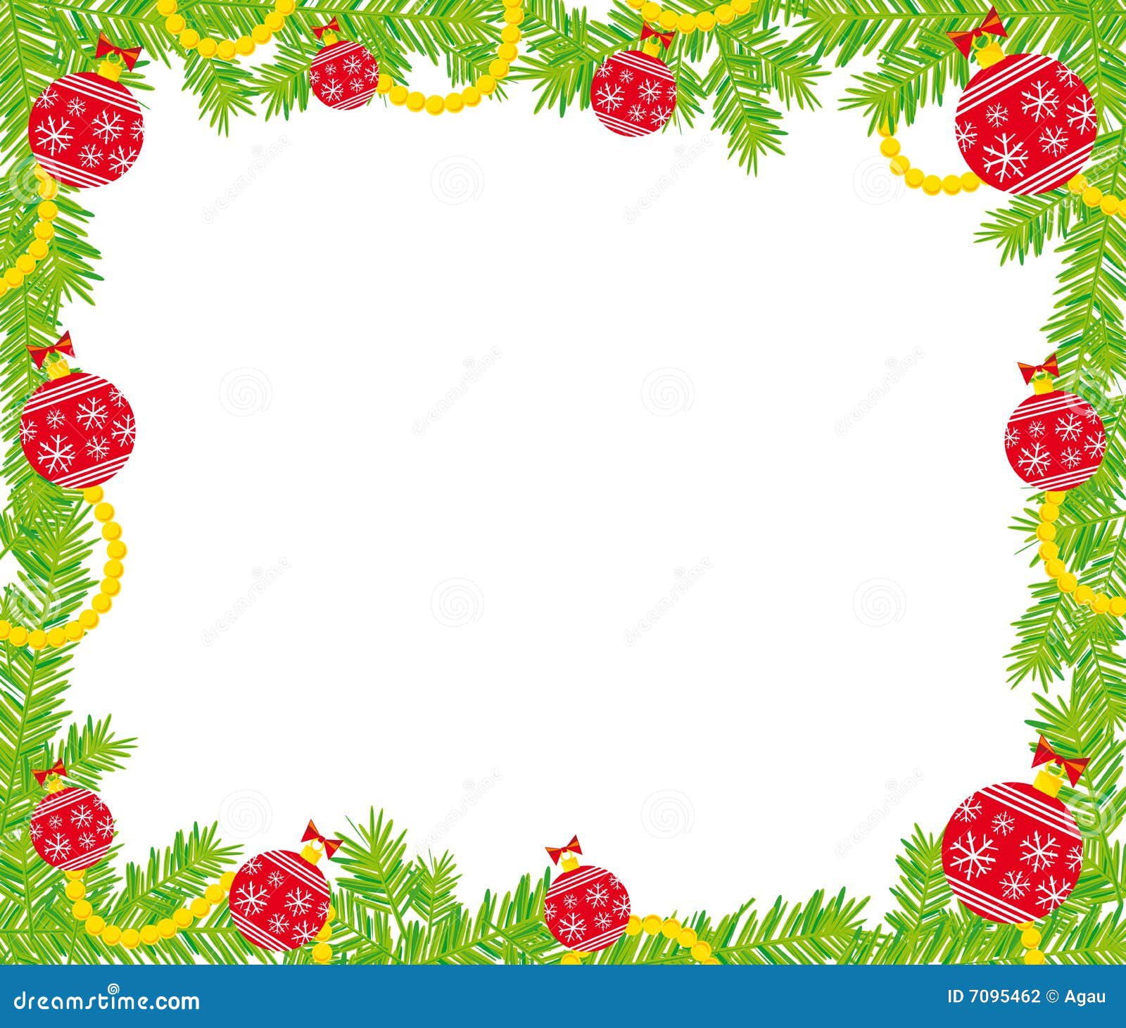 Frame do Natal ilustração do vetor. Ilustração de feriado - 7095462