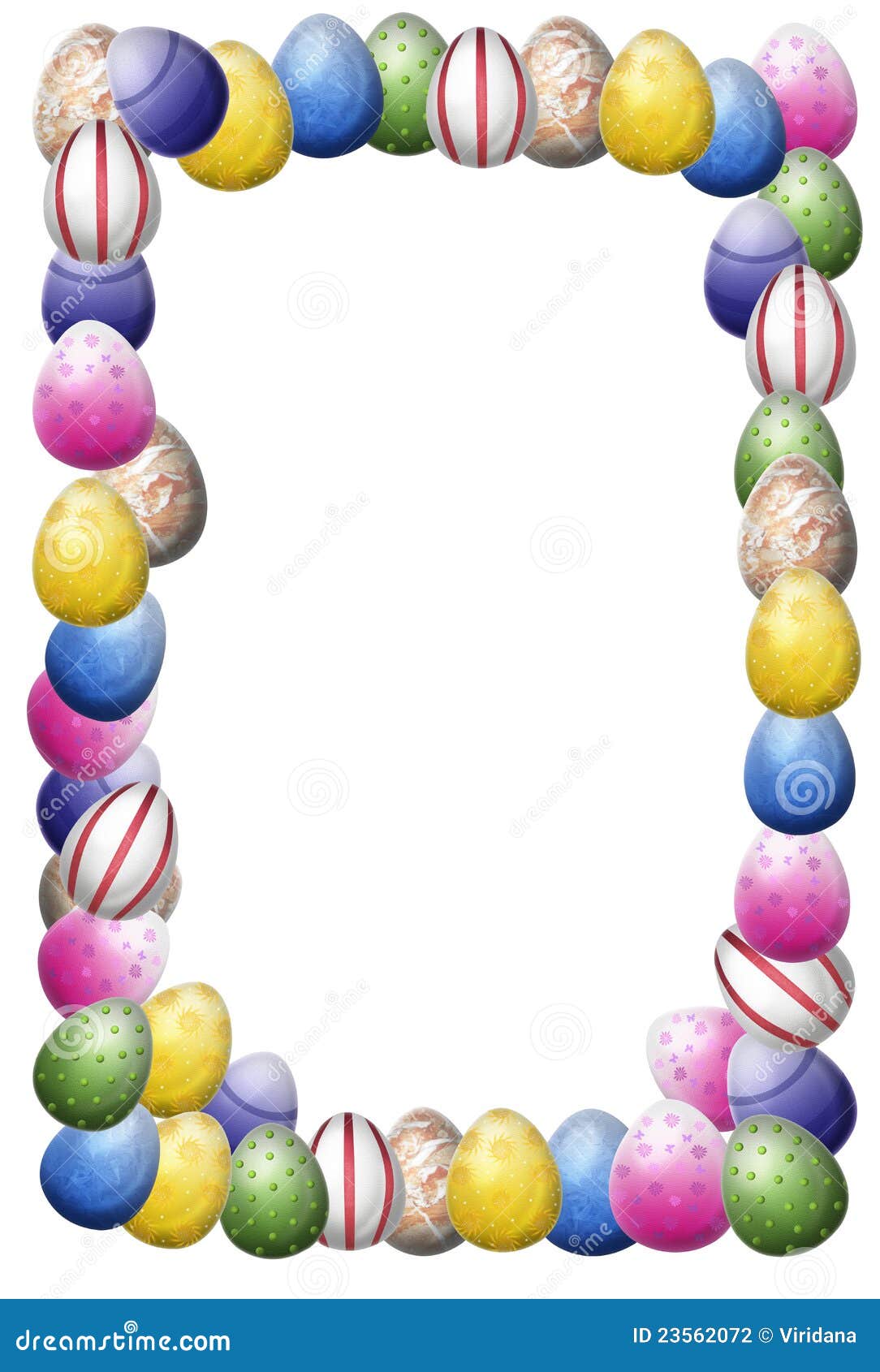 Frame do ovo de Easter ilustração stock. Ilustração de quadro - 23562072