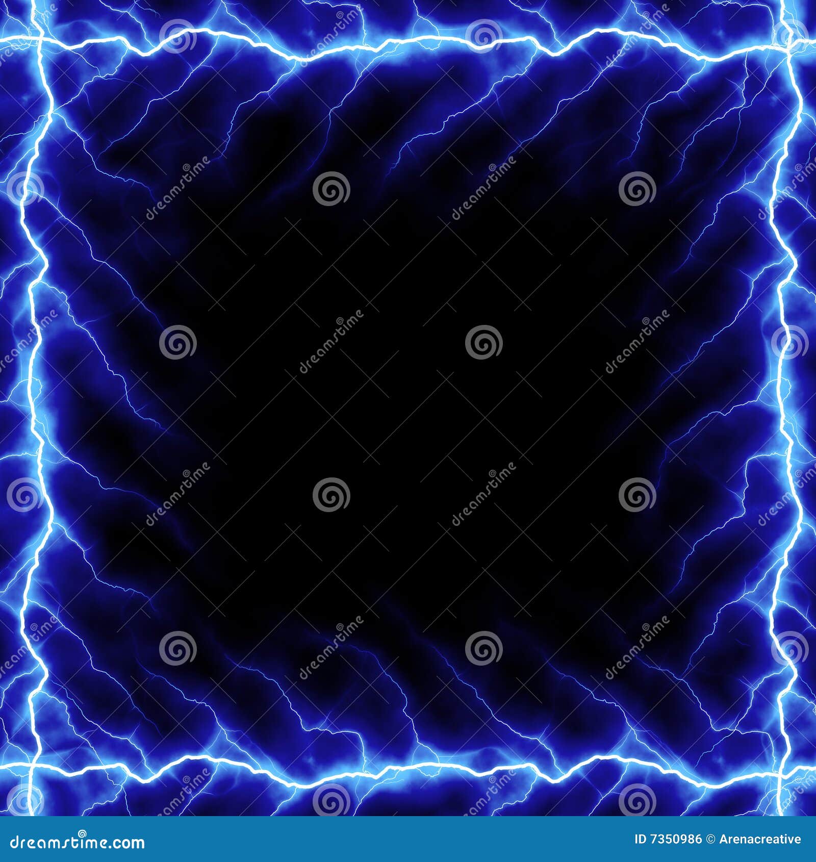 Frame Do Parafuso De Relâmpago Ilustração Stock - Ilustração de ...