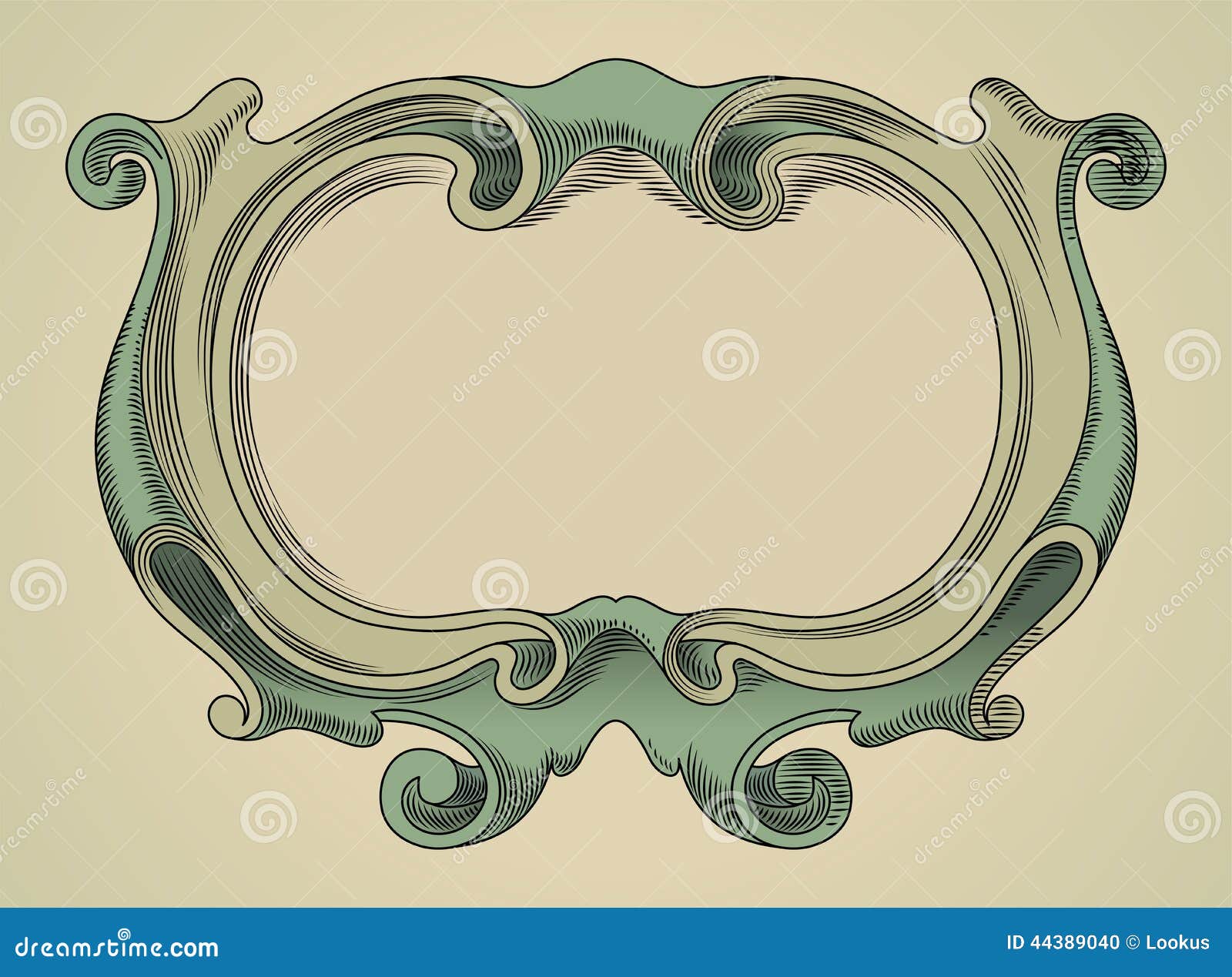 Frame do vetor ilustração do vetor. Ilustração de emblema - 44389040