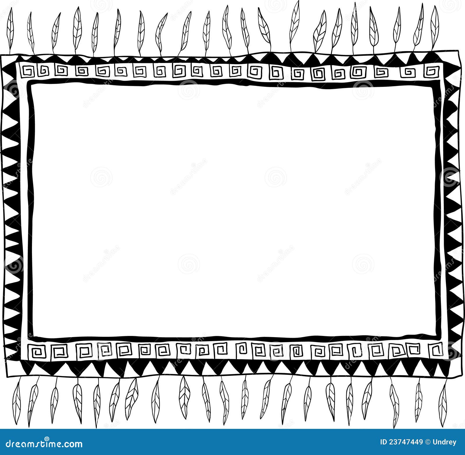 Frame doodle stock vector. Illustration of design, vector - 23747449