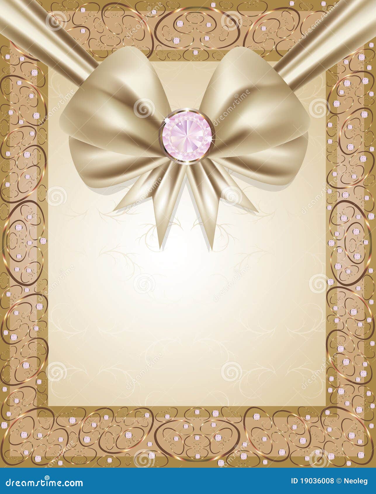 Frame dourado ilustração stock. Ilustração de deco, imagem - 19036008