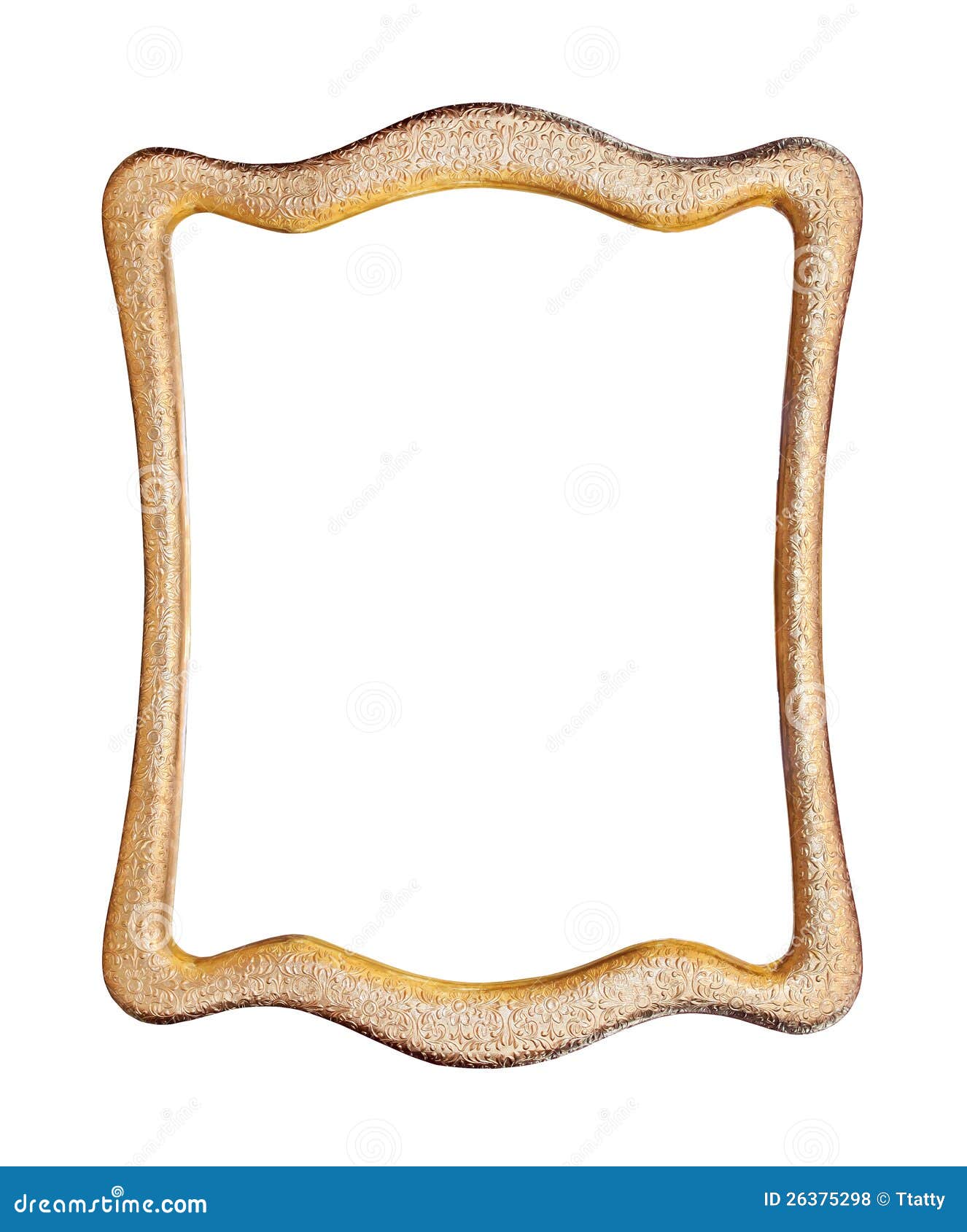 Frame dourado foto de stock. Imagem de decorativo, gravado - 26375298
