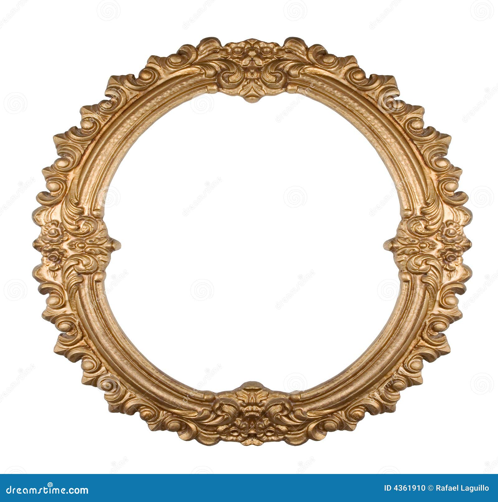 Frame dourado foto de stock. Imagem de moldado, fantasia - 4361910