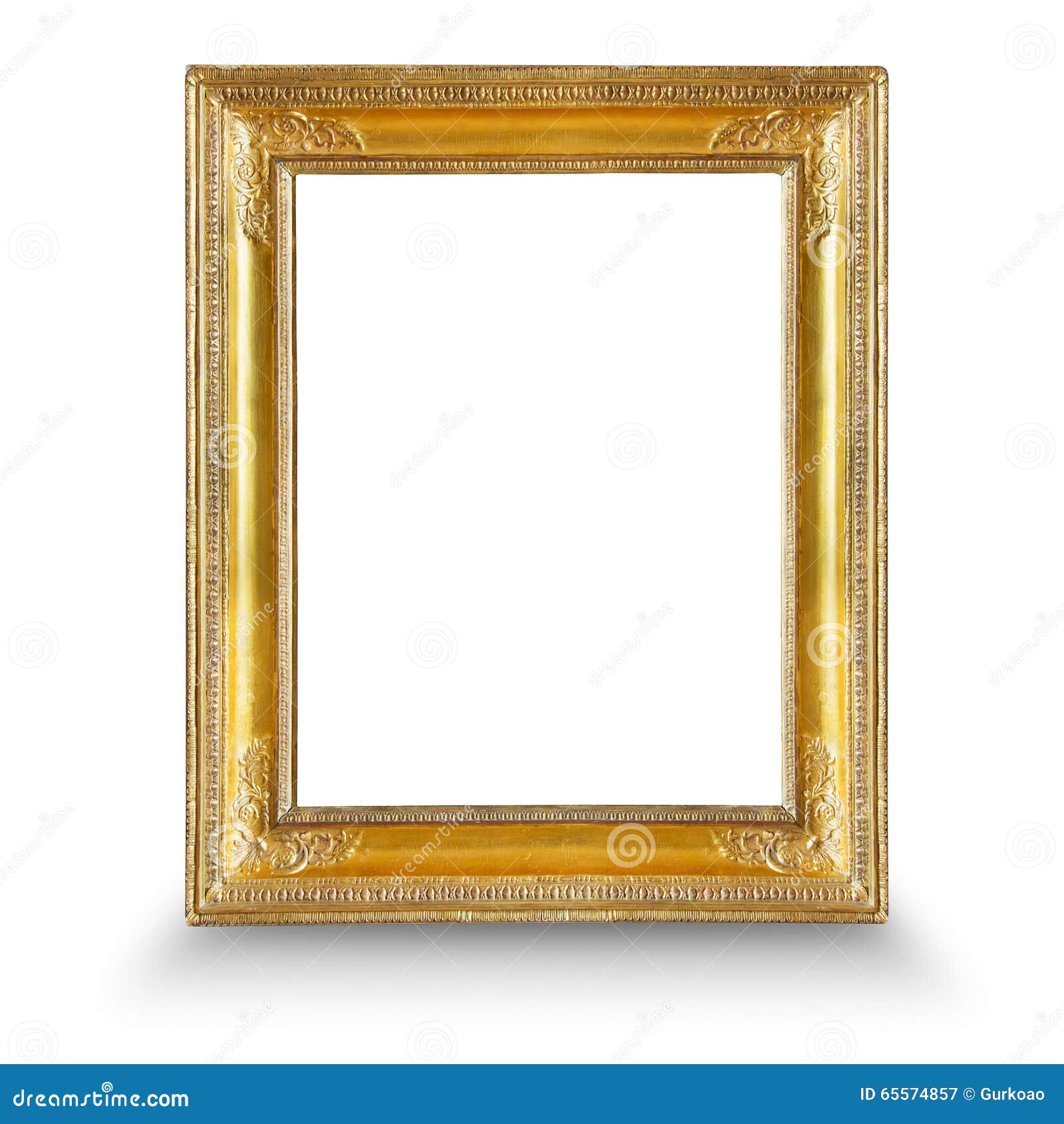 Frame dourado imagem de stock. Imagem de objeto, quadros - 65574857