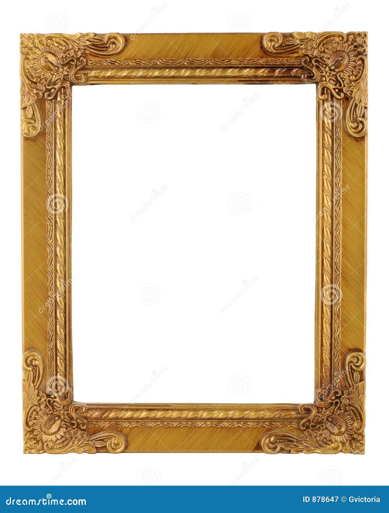 Frame dourado imagem de stock. Imagem de dourado, ouro - 878647