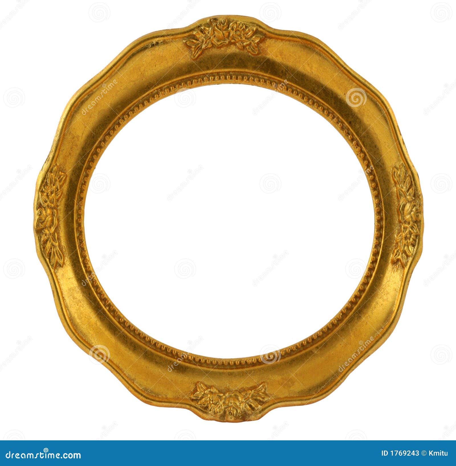 Frame dourado circular imagem de stock. Imagem de fantasia - 1769243