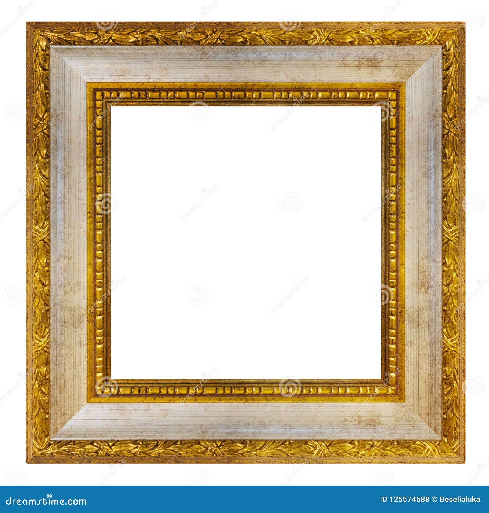 Frame dourado do vintage foto de stock. Imagem de arte - 125574688
