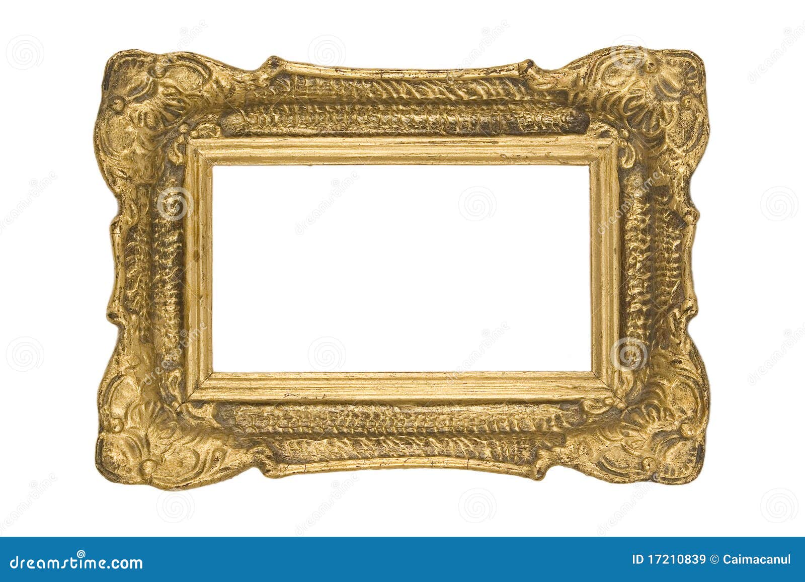 Frame dourado do vintage imagem de stock. Imagem de gravado - 17210839
