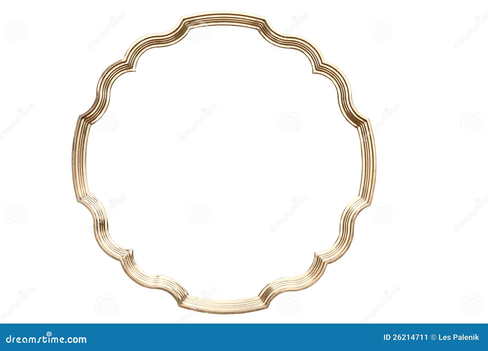 Frame dourado redondo imagem de stock. Imagem de fantasia - 26214711