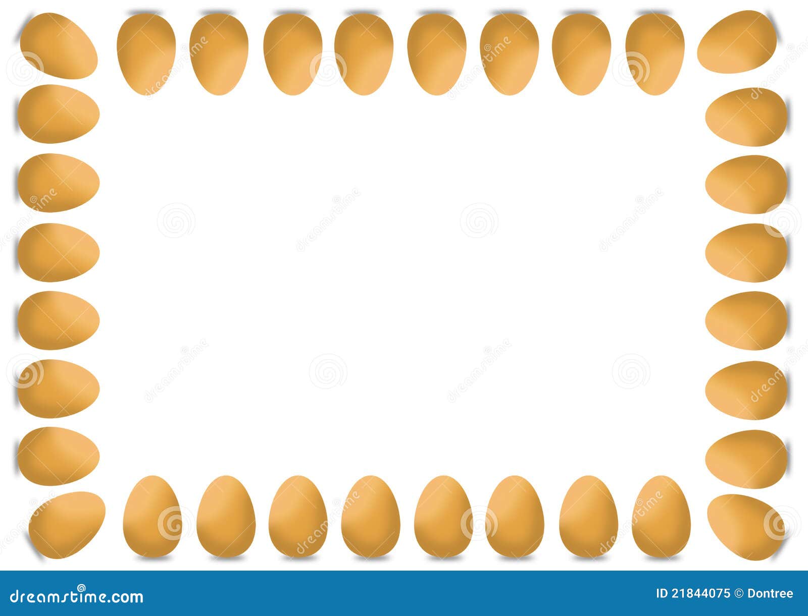 Frame of eggs stock illustration. Illustration of easter - 21844075