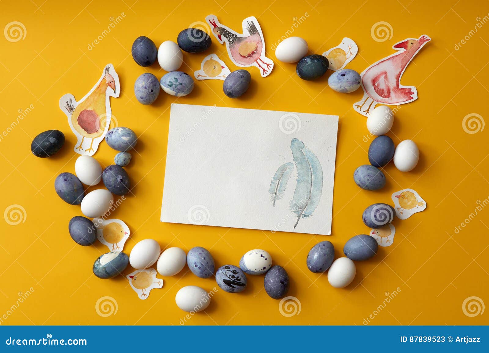 Frame of eggs stock image. Image of craft, chicken, background - 87839523