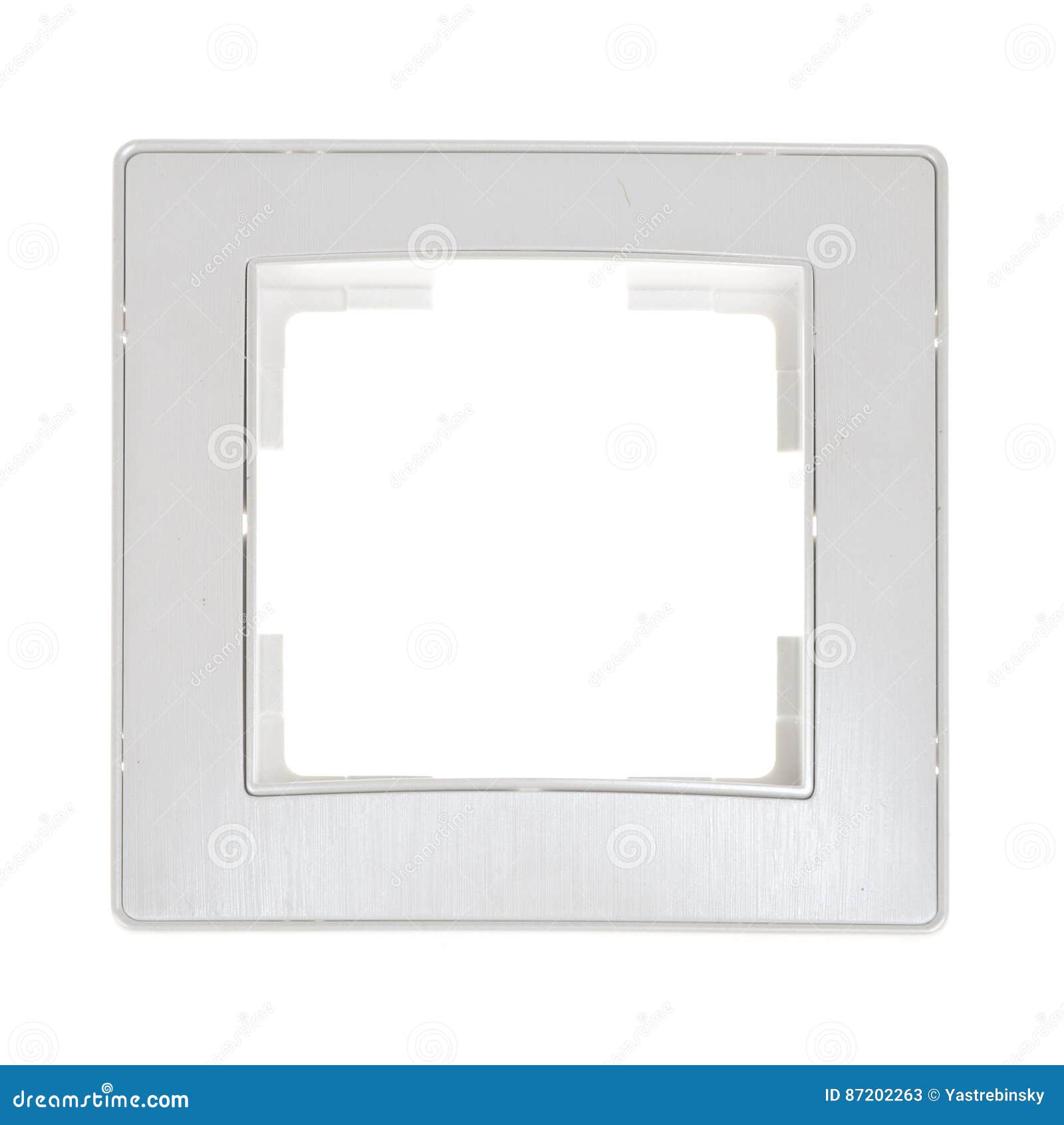 Frame for electric socket stock image. Image of supply - 87202263