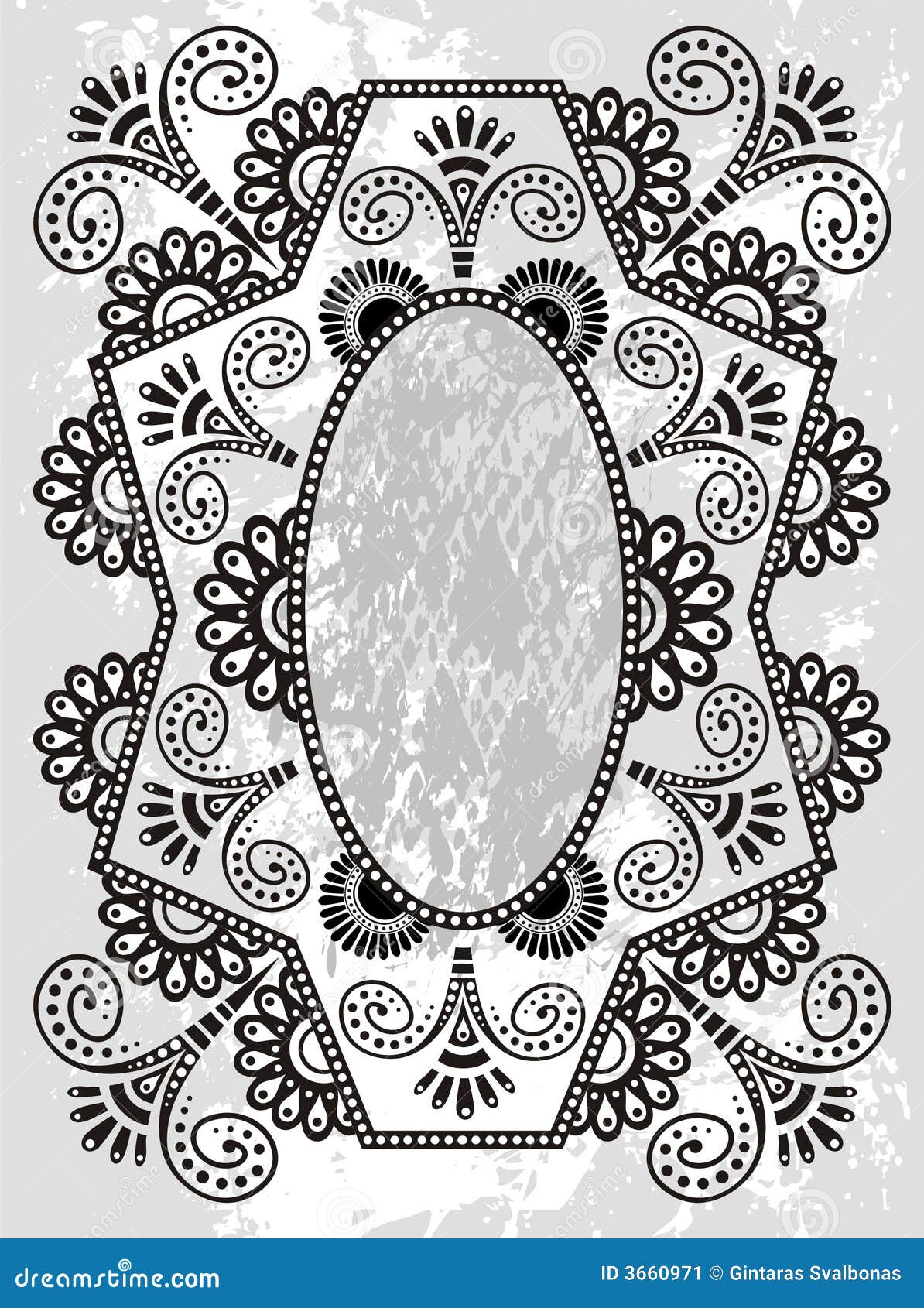 Frame element stock vector. Illustration of decoration - 3660971