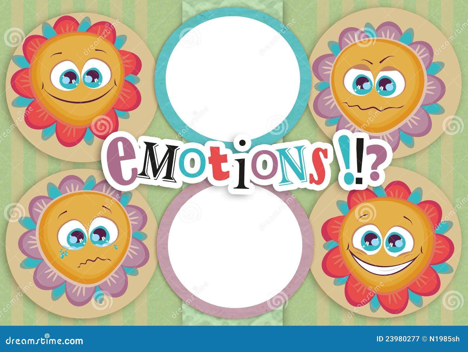 Frame emotions stock illustration. Illustration of memory - 23980277