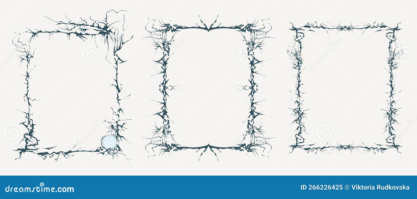 Frame in Fantasy Design. Magic Border Stock Vector - Illustration of ...