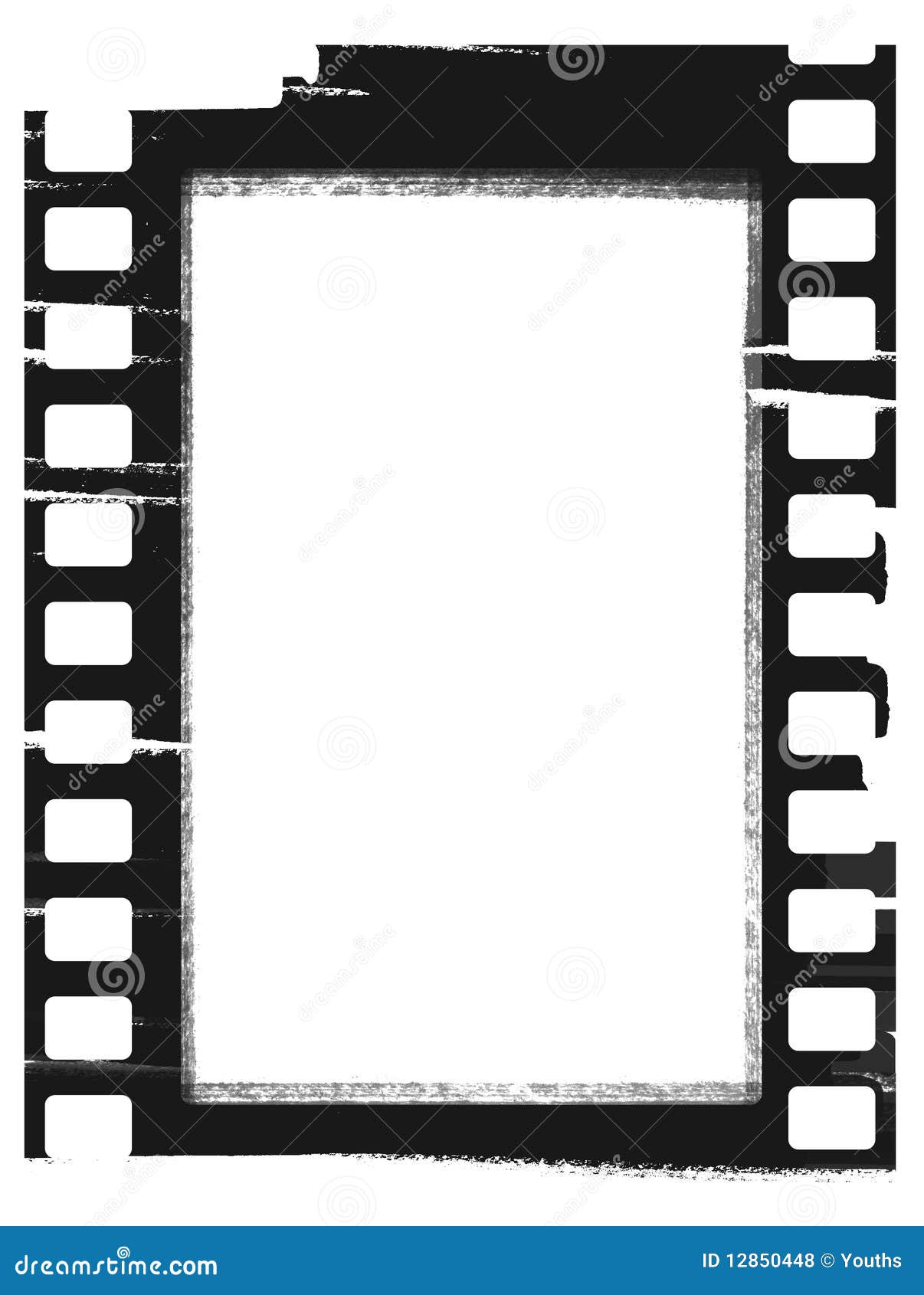 Frame of film (vector) stock vector. Illustration of designed - 12850448