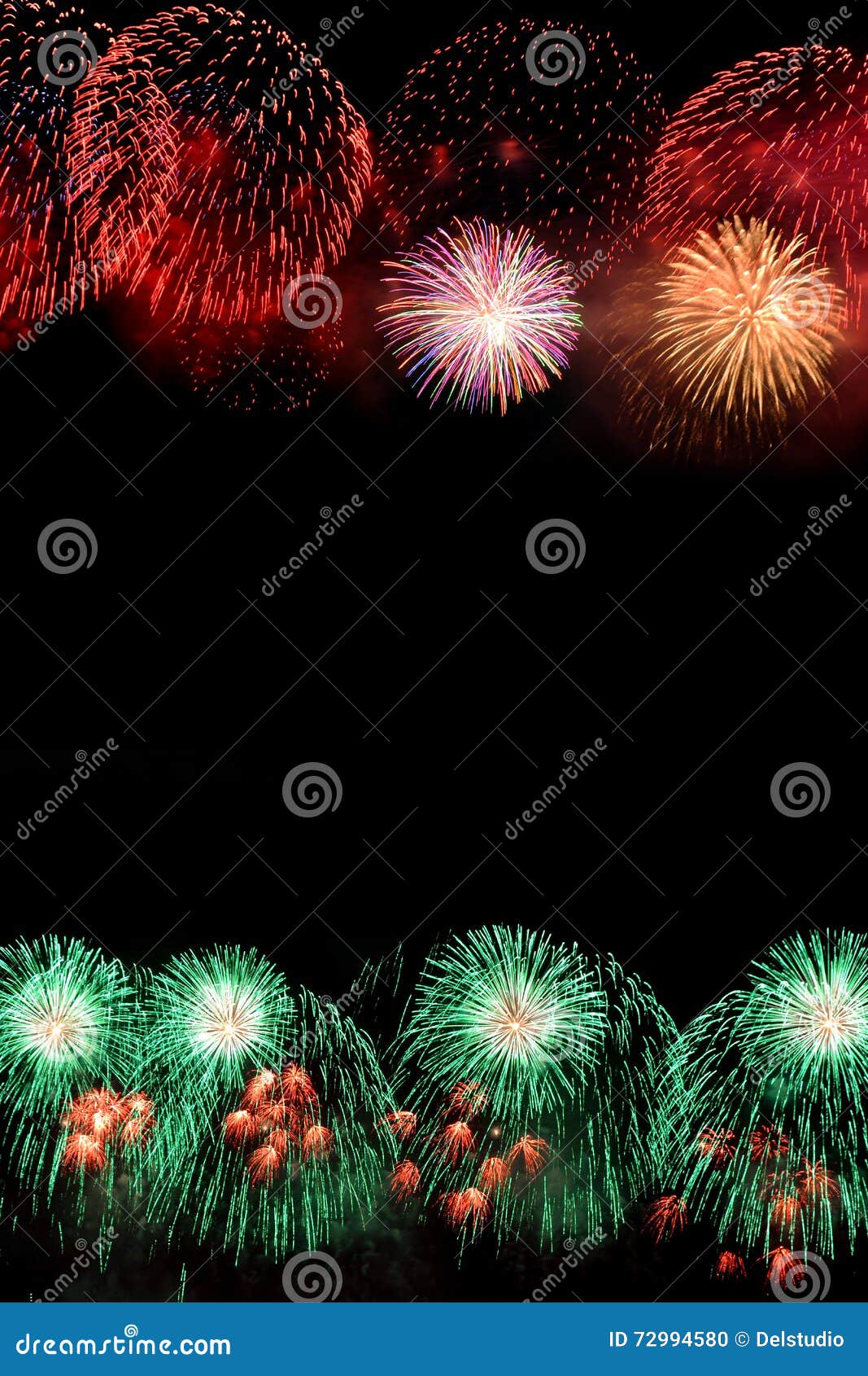 Frame of fireworks stock photo. Image of happy, frame - 72994580