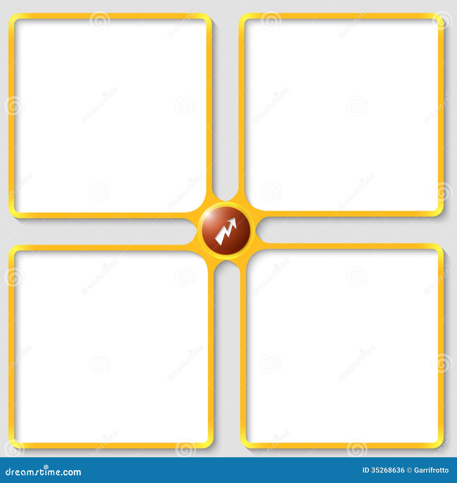 Frame with flash stock vector. Illustration of yellow - 35268636