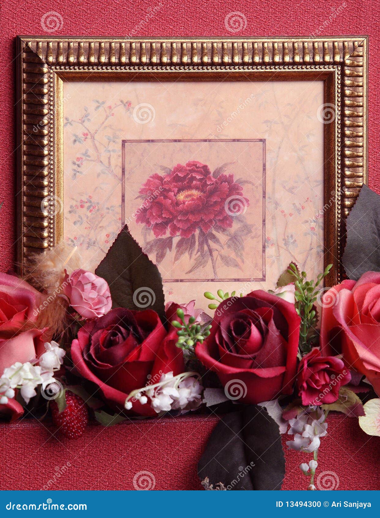 Frame and flower stock photo. Image of petal, rose, flowers - 13494300