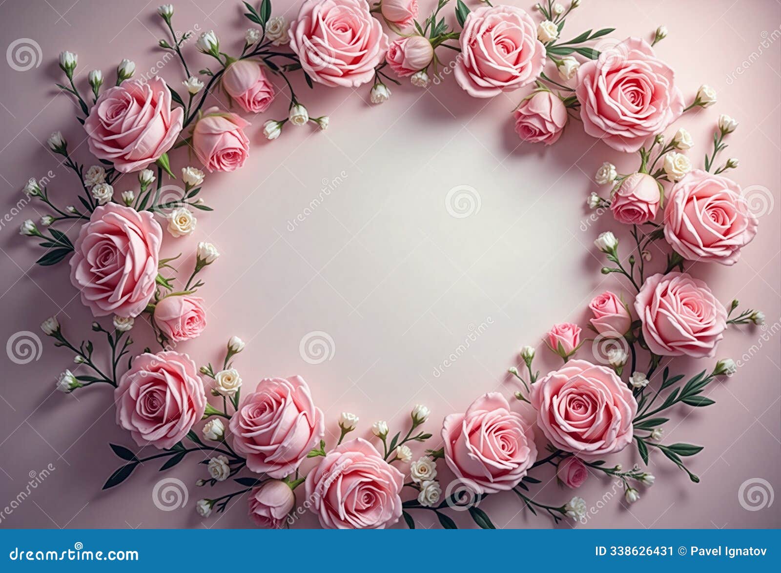 Frame of Flowers. Created Using AI. Stock Image - Image of colourful ...
