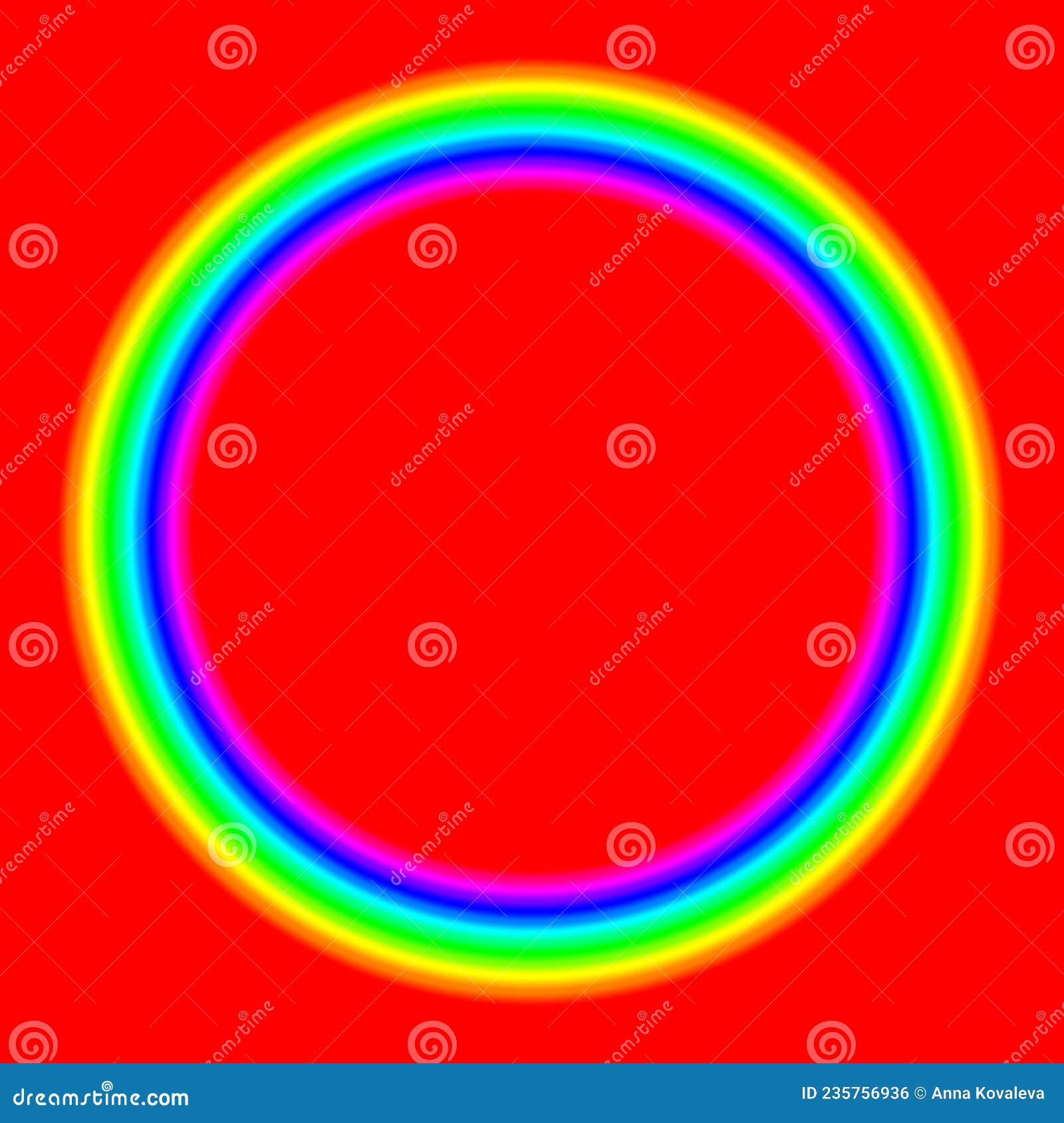The Frame is in the Form of a Circle. Design of a Circle, Ring, Donut ...