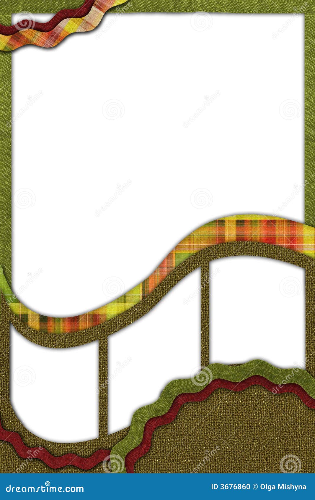 Frame for four photos stock illustration. Illustration of paper - 3676860