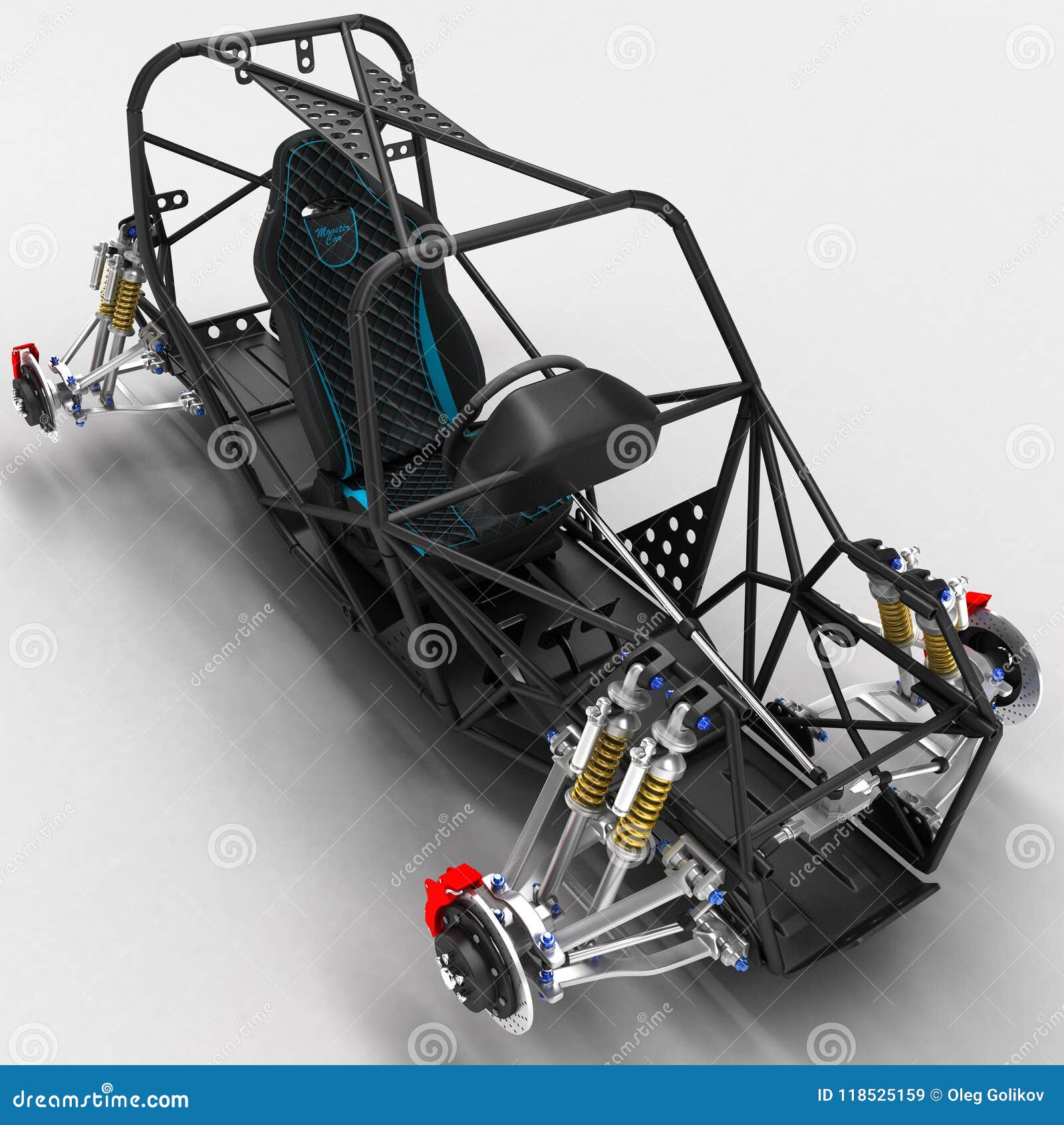 The Frame Frame of the Sports Car is a Buggy with the Basic Design ...