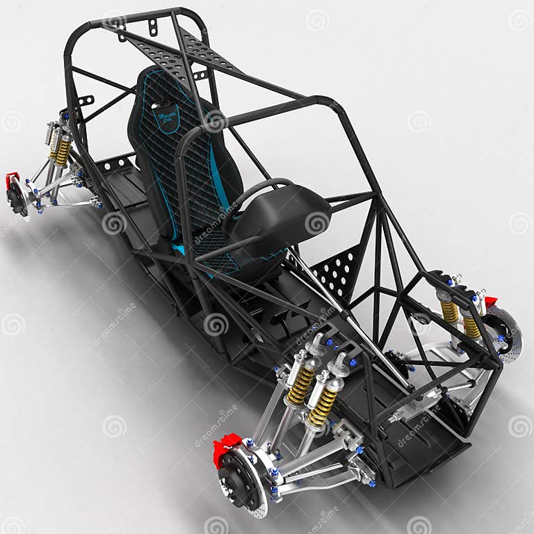 The Frame Frame of the Sports Car is a Buggy with the Basic Design ...