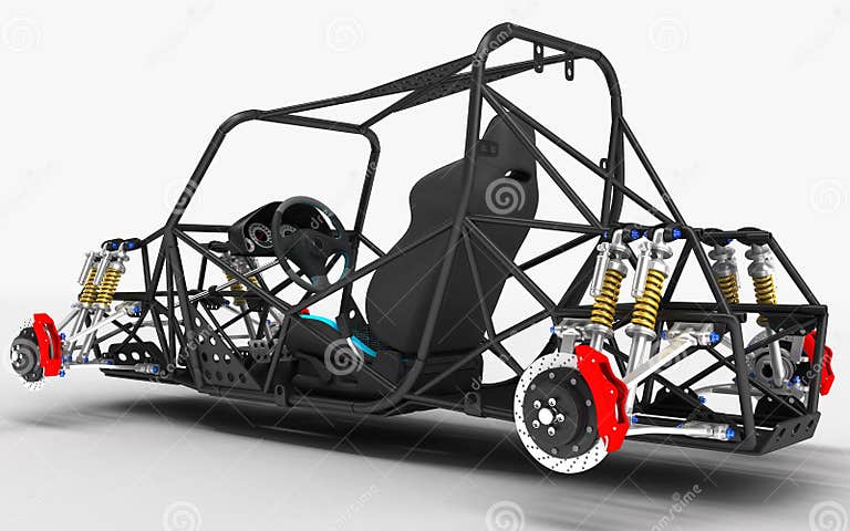 The Frame Frame of the Sports Car is a Buggy with the Basic Design ...