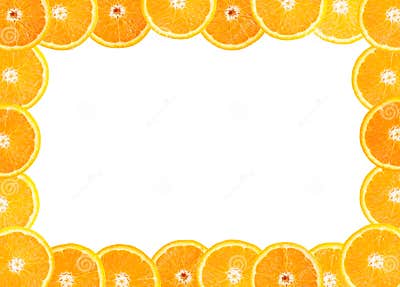 Frame of Fresh Orange Fruit Stock Photo - Image of curve, nutritional ...