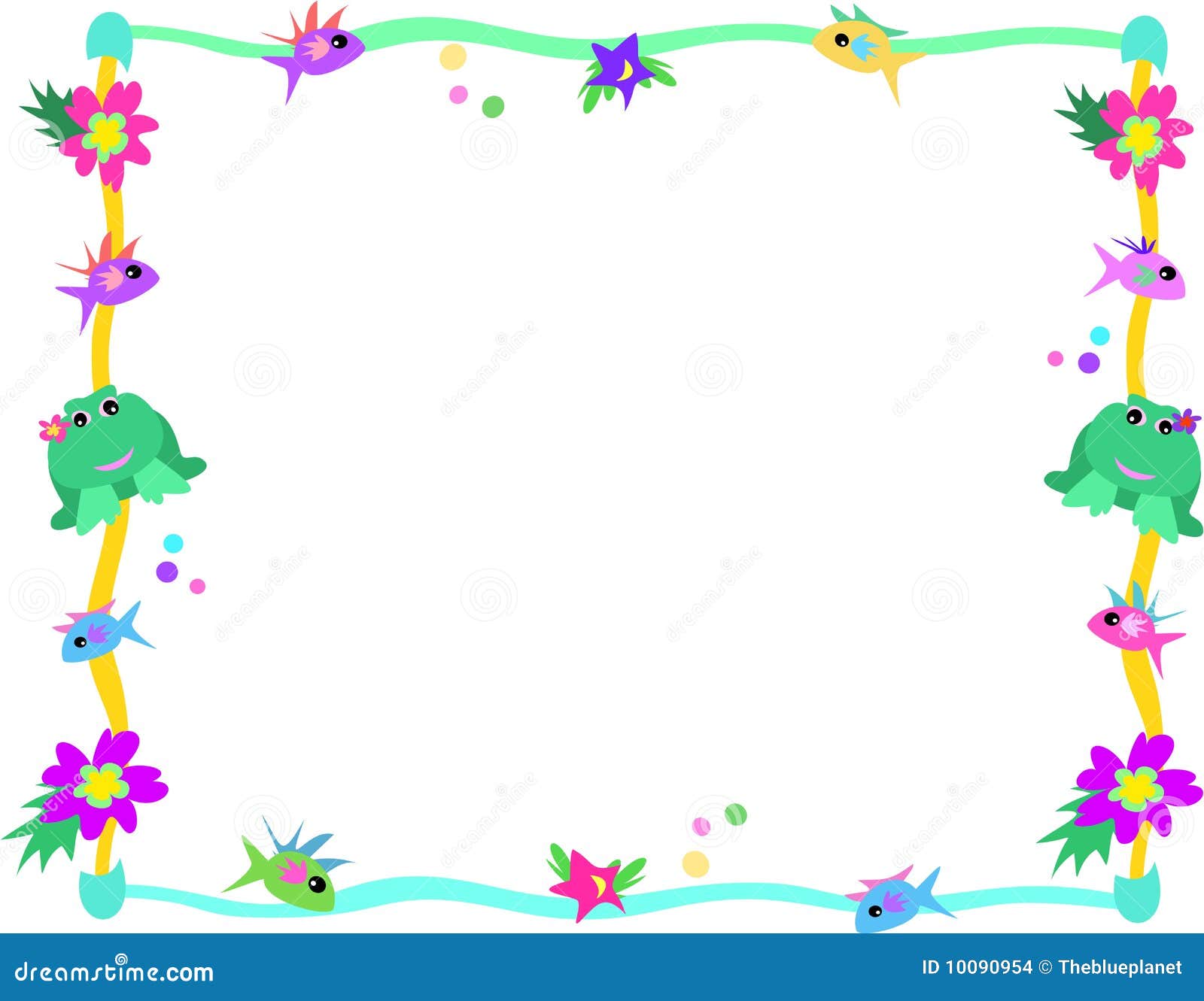 Frog Stars And Crown Coloring Page For Kids Stock Illustration ...