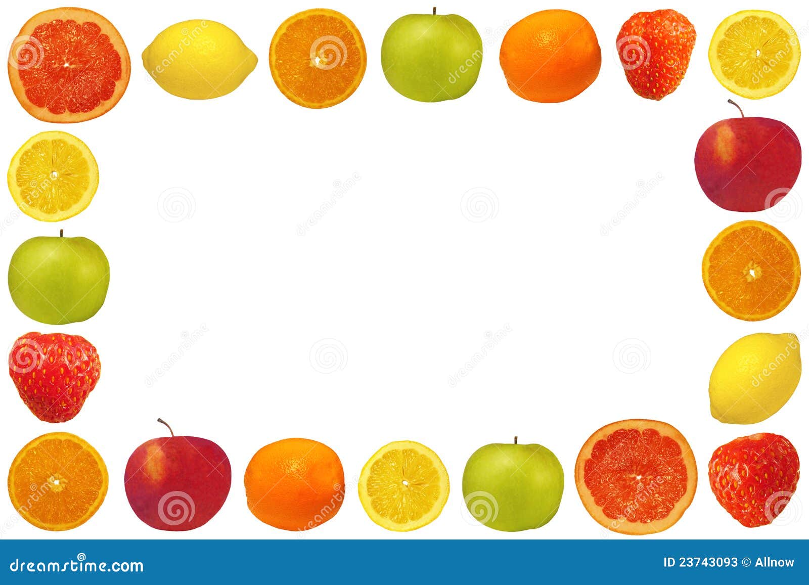 Frame from Fruit and Berries Stock Image - Image of beautiful, delicacy ...