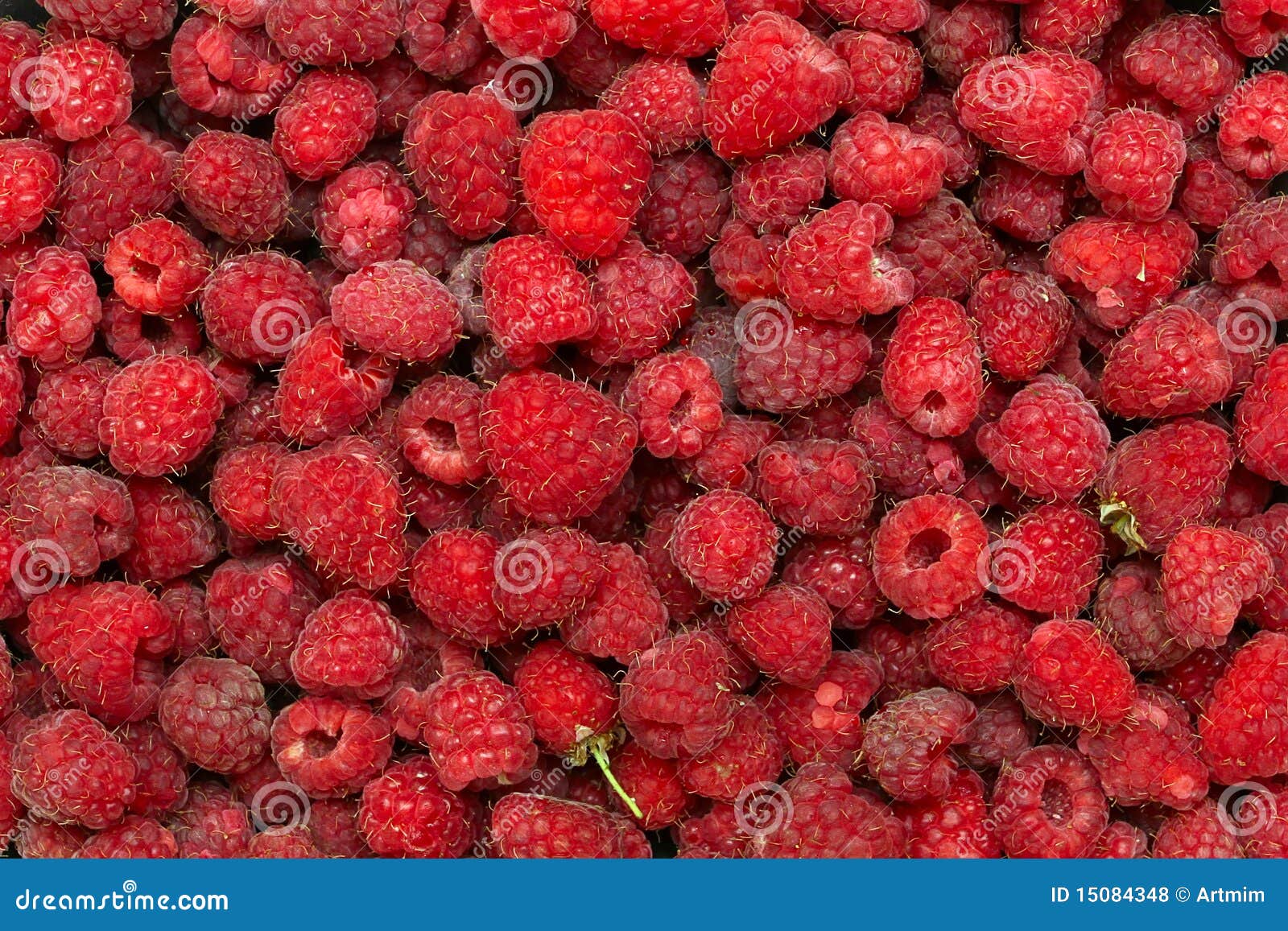 Frame Full with Fresh Raspberries. Background Stock Photo - Image of ...