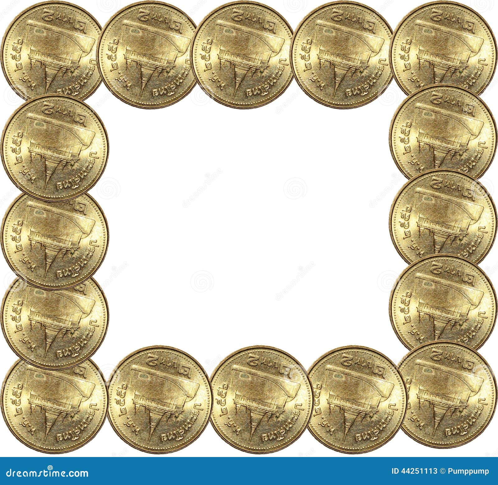 Frame from gold coin stock image. Image of gold, golden - 44251113