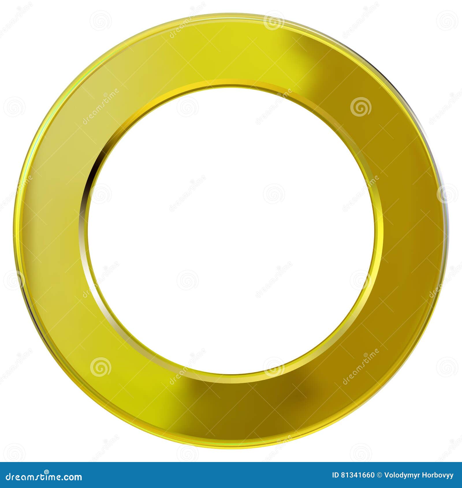 Frame gold ring stock vector. Illustration of elliptical - 81341660