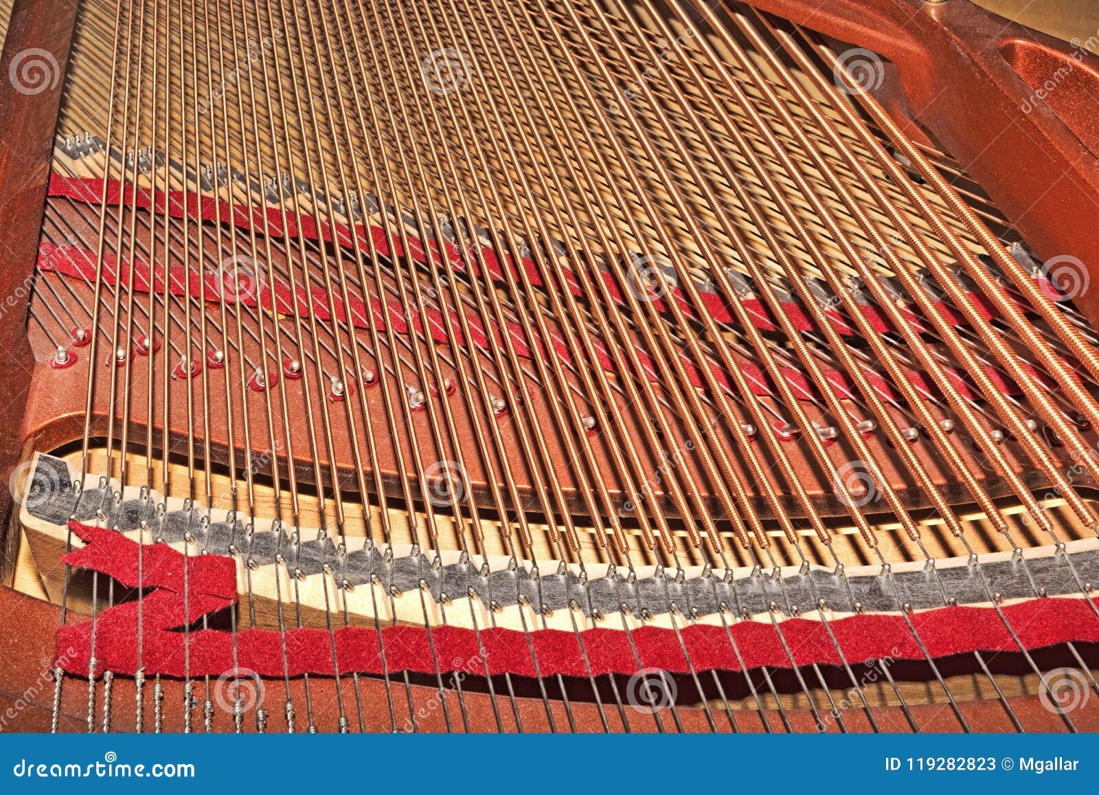 Frame of a Grand Piano - Selective Focus Stock Image - Image of closeup ...