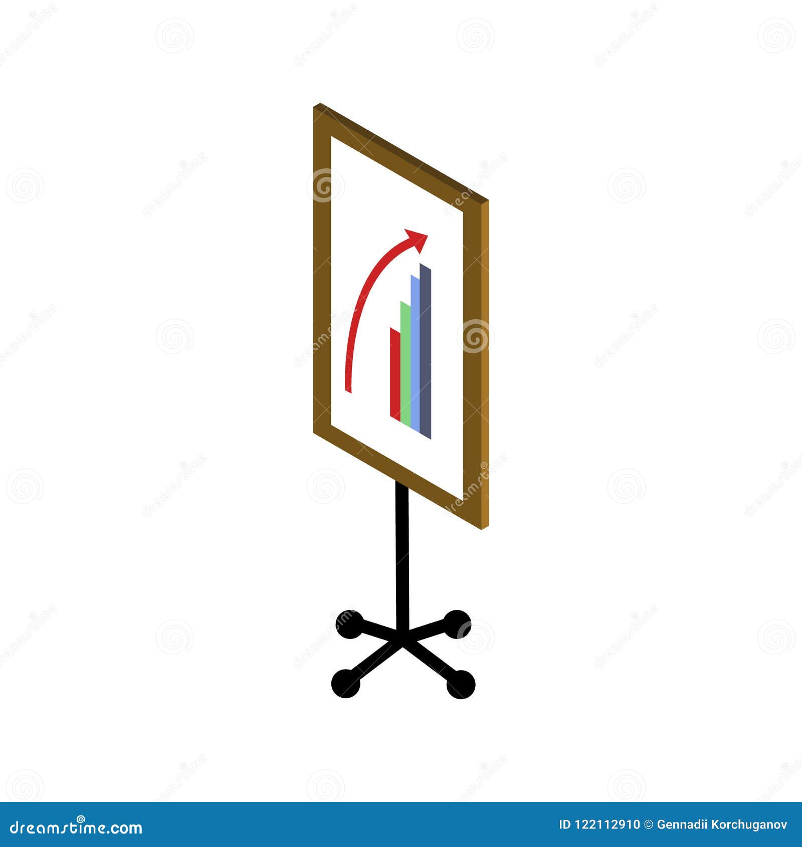 Frame with graphs stock vector. Illustration of data - 122112910