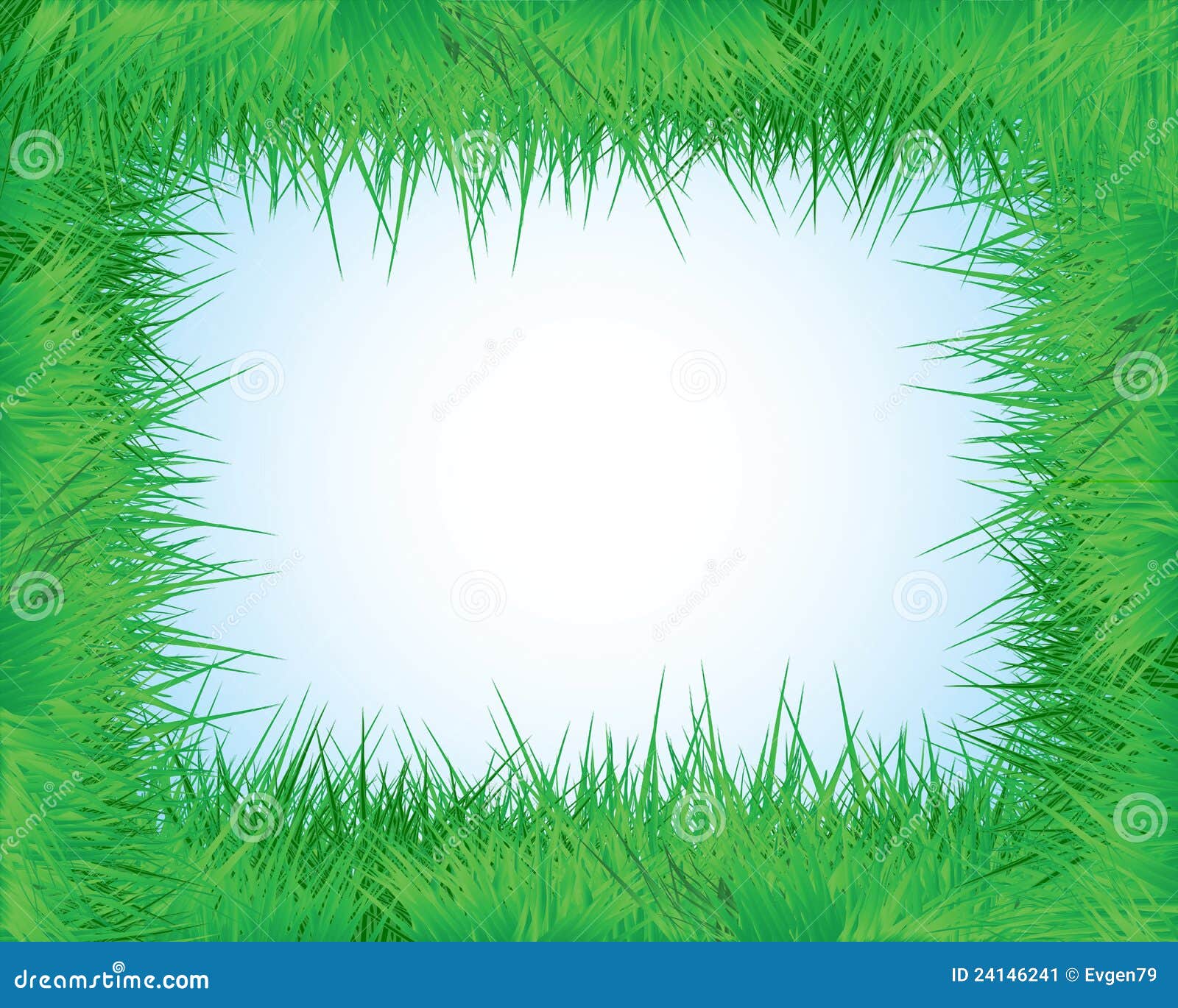 The frame of the grass stock vector. Illustration of decoration - 24146241
