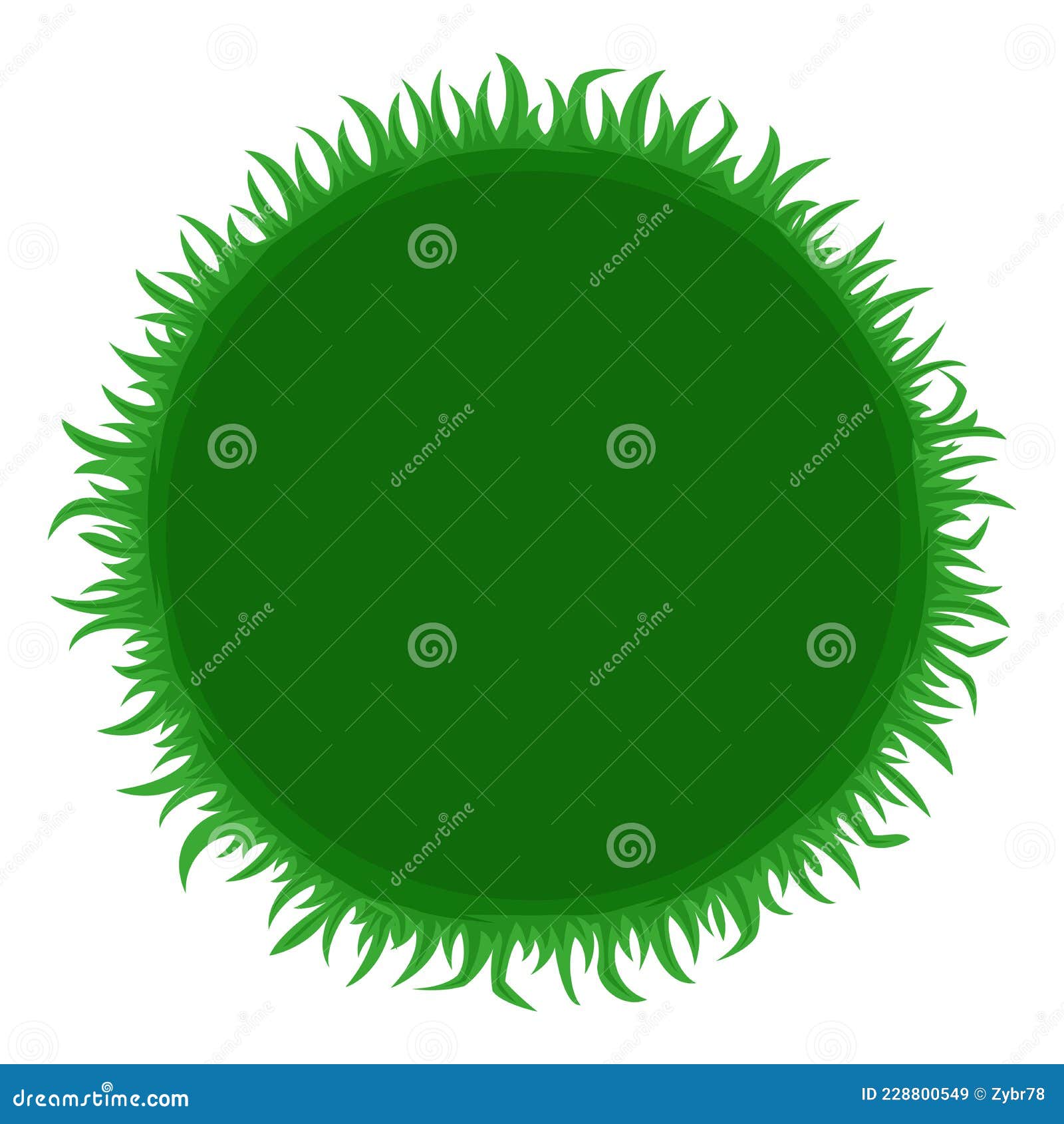 Frame with green grass stock vector. Illustration of spring - 228800549