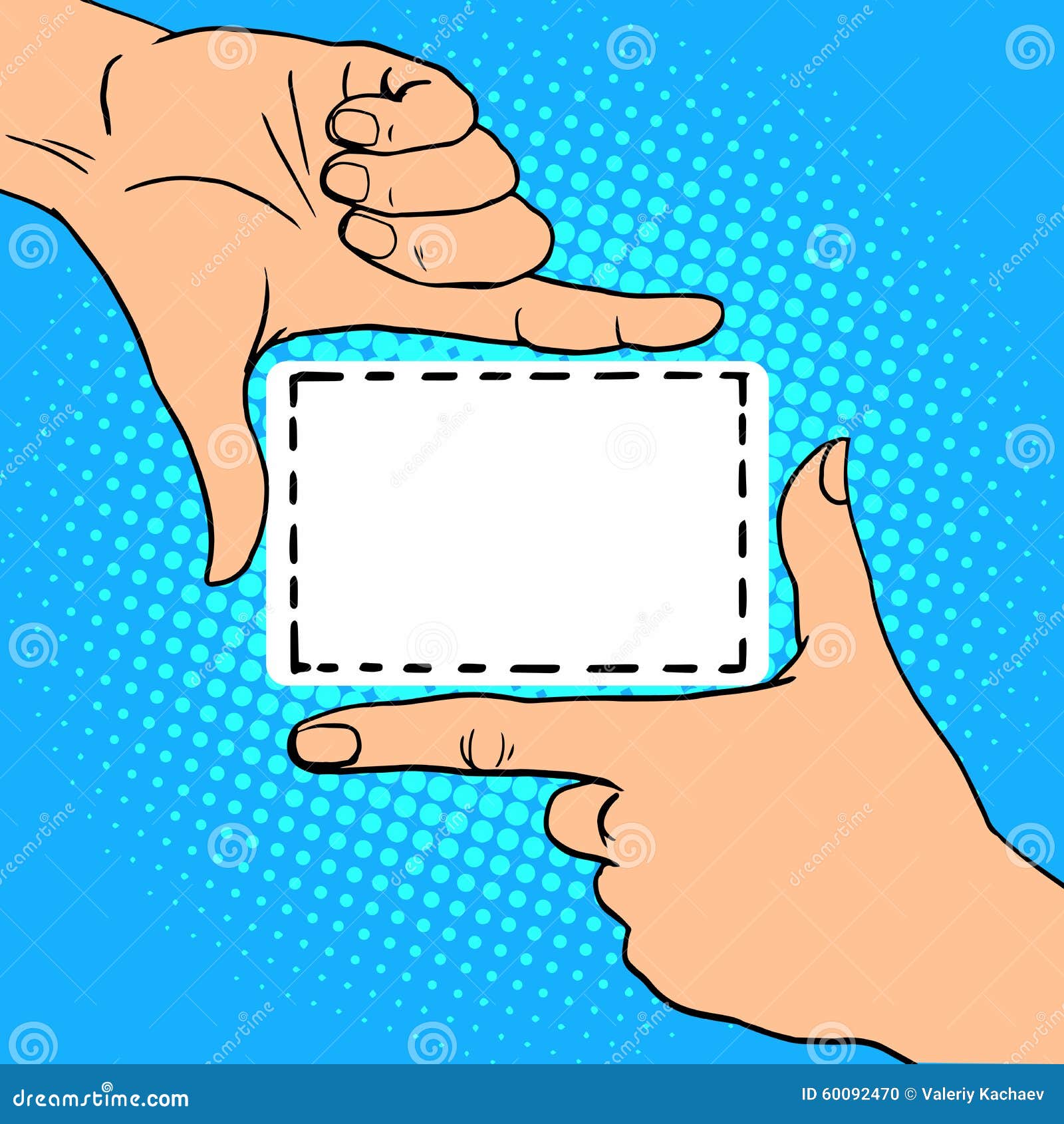 Frame Hand Gesture Stock Vector Illustration Of Shooting 60092470
