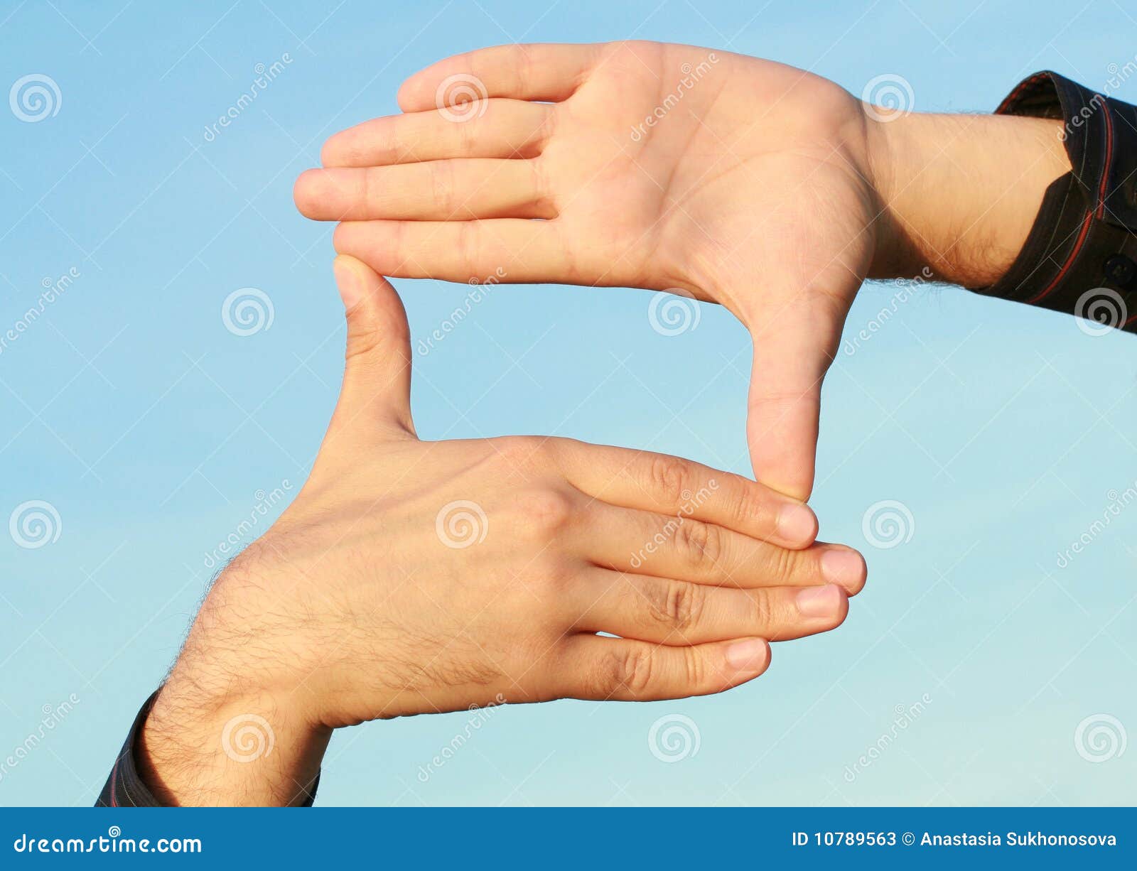 Frame from the hands stock image. Image of focus, ideas - 10789563