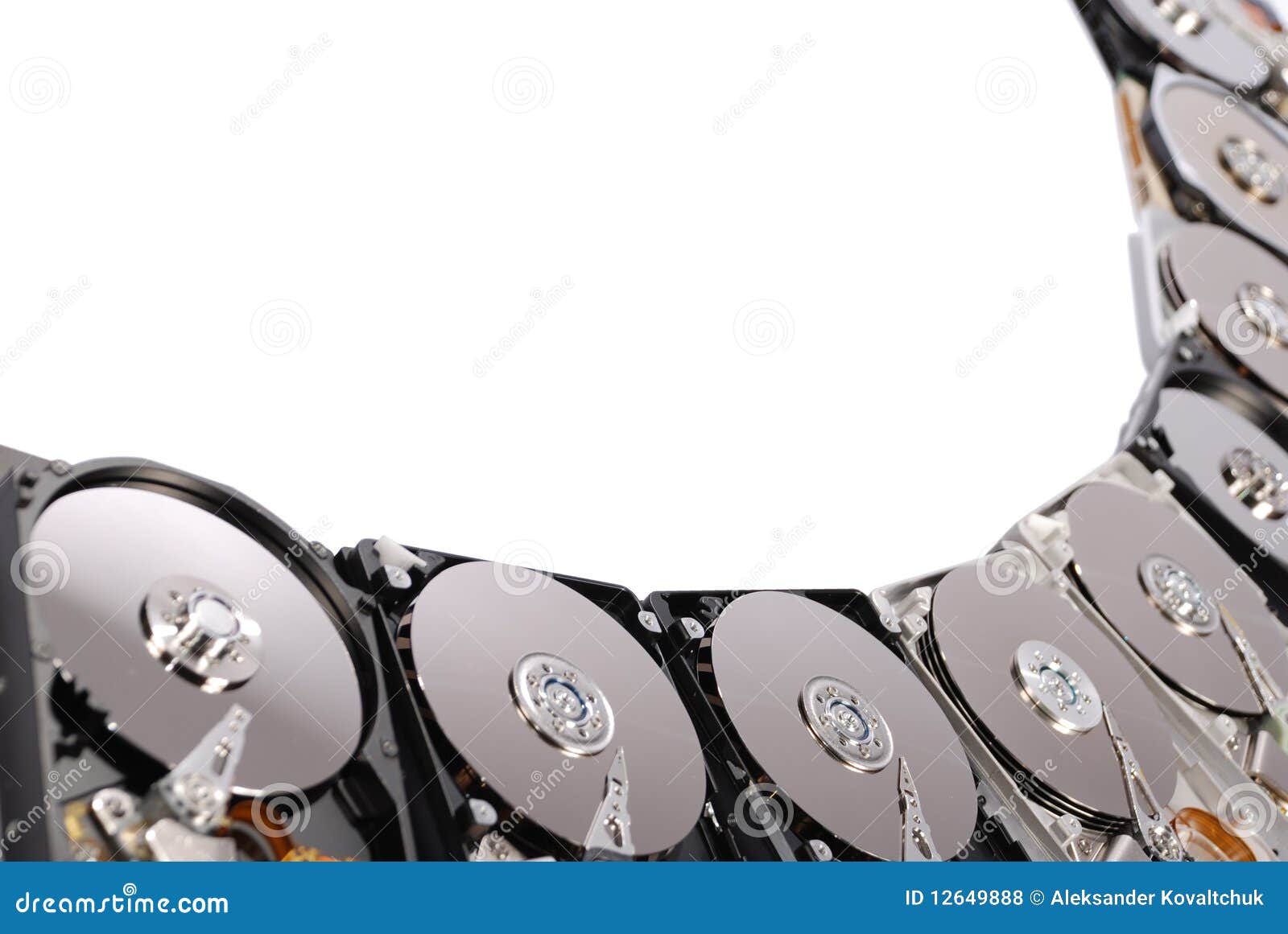 Frame HDD stock photo. Image of metallic, computer, cylinder - 12649888