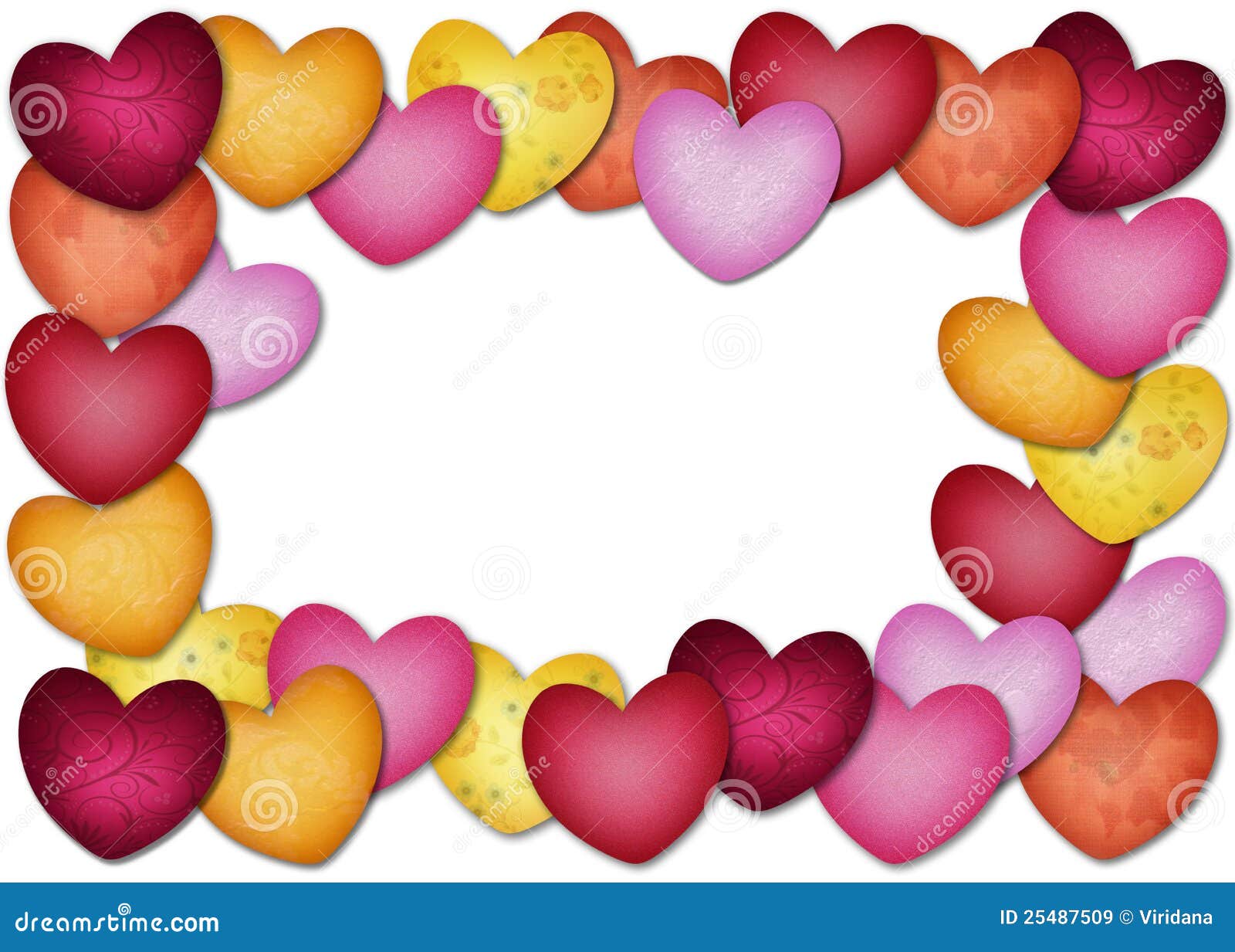 Frame of heart stock illustration. Illustration of white - 25487509