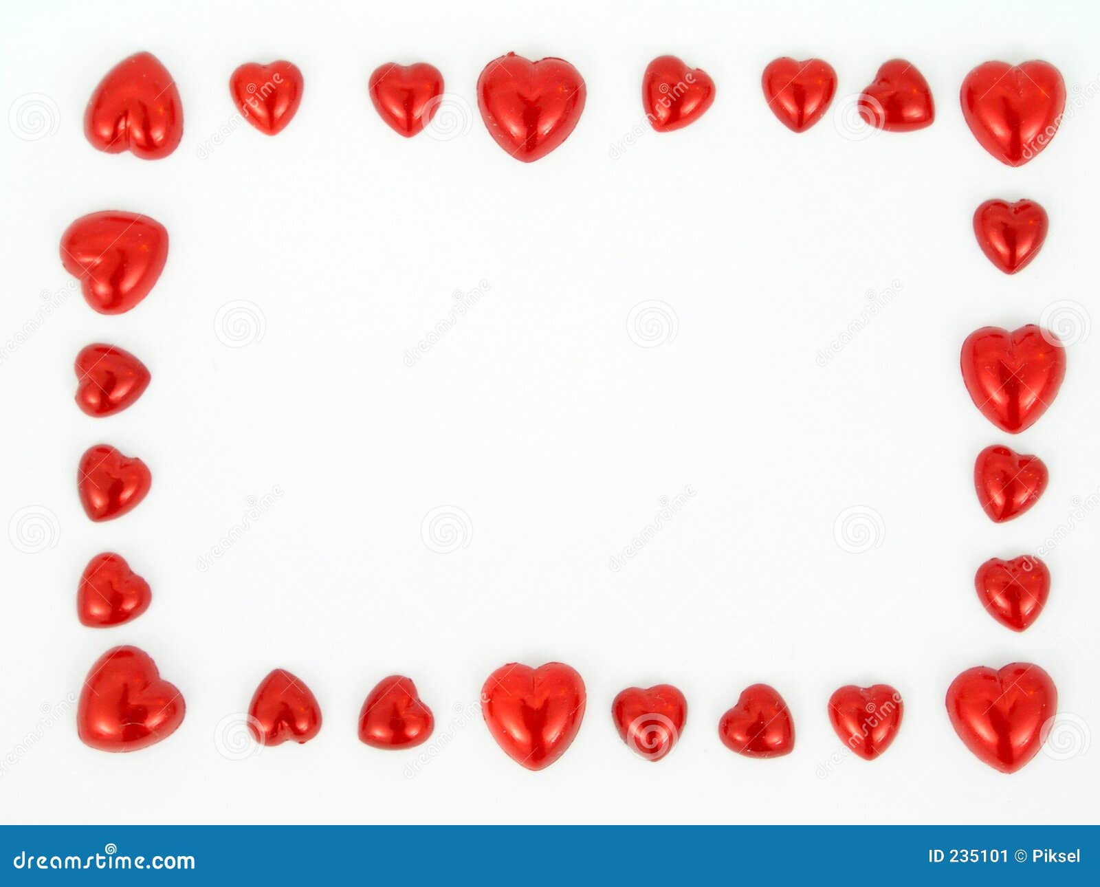 Frame of Heart Shapes stock image. Image of feelings, hearts - 235101