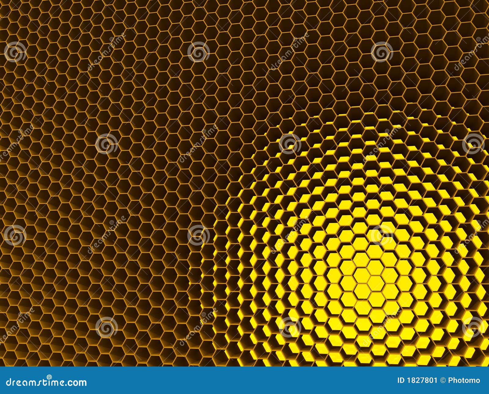 Frame of honeycomb stock illustration. Illustration of pattern - 1827801