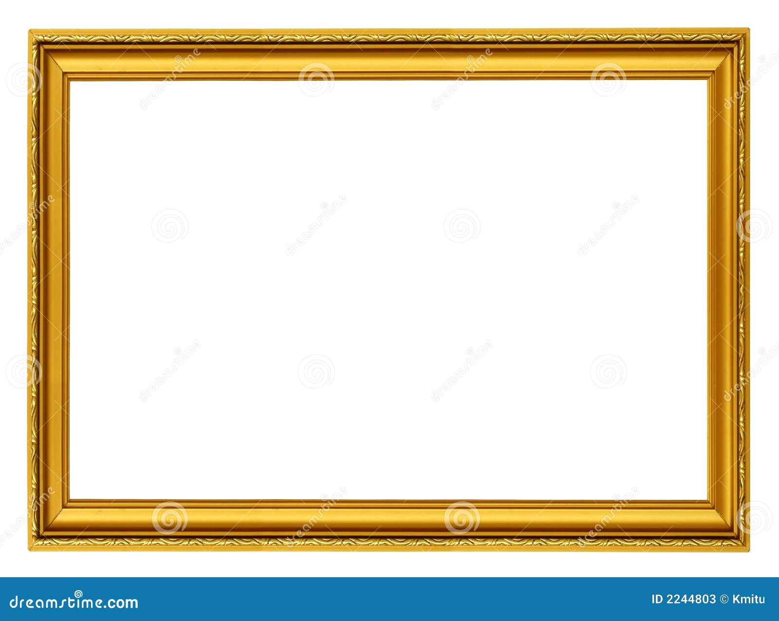 Frame horizontal dourado imagem de stock. Imagem de horizontal - 2244803